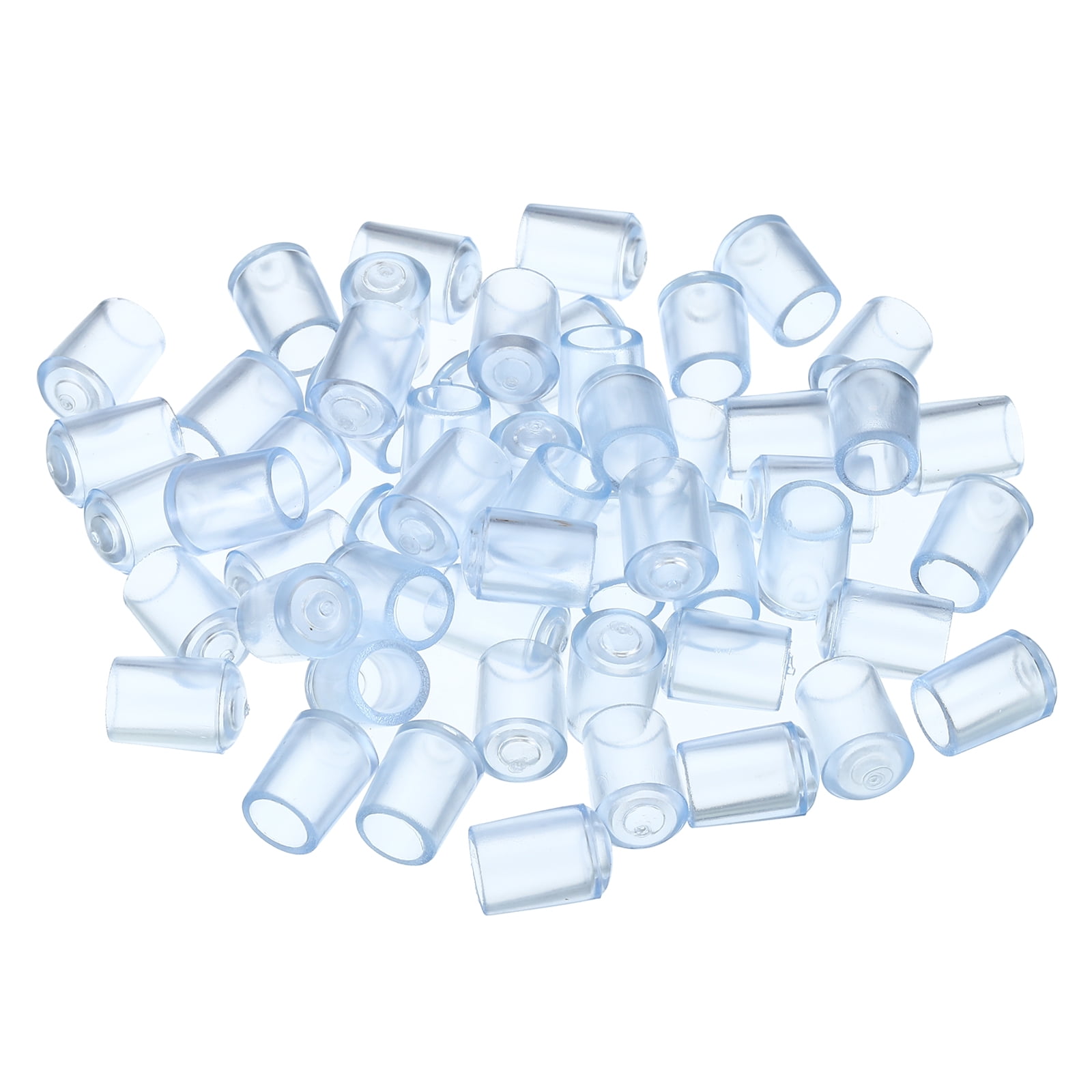 Uxcell Kitchen Sink Rack Feet, 100 Pack 6.5mm IDx9mm OD PVC Rack Bottom ...