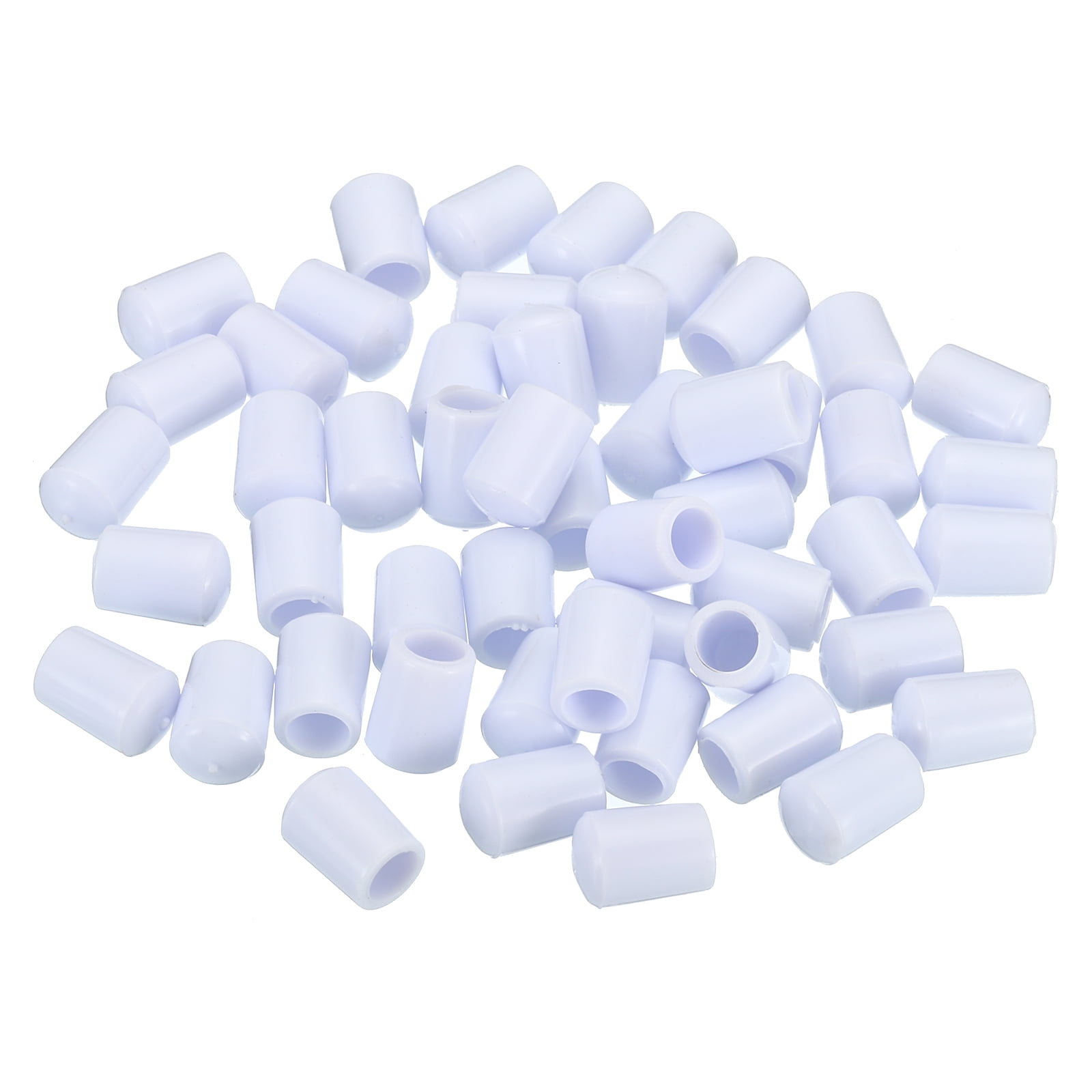 Uxcell Kitchen Sink Rack Feet, 100 Pack 6mm IDx9mm OD PVC Rack Bottom ...