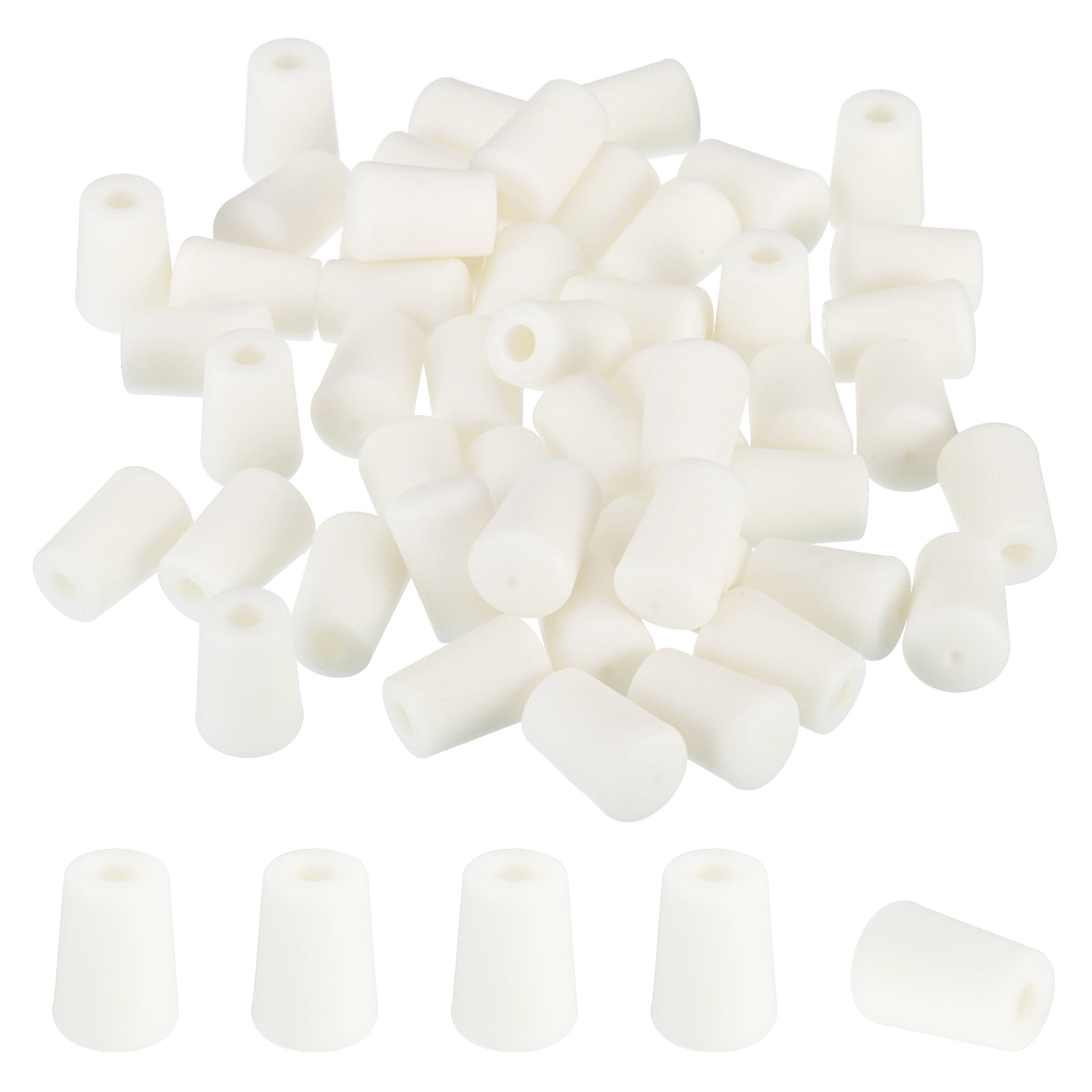 Uxcell Kitchen Sink Rack Feet, 50 Pack 4mm IDx10mm OD Rack Bottom ...