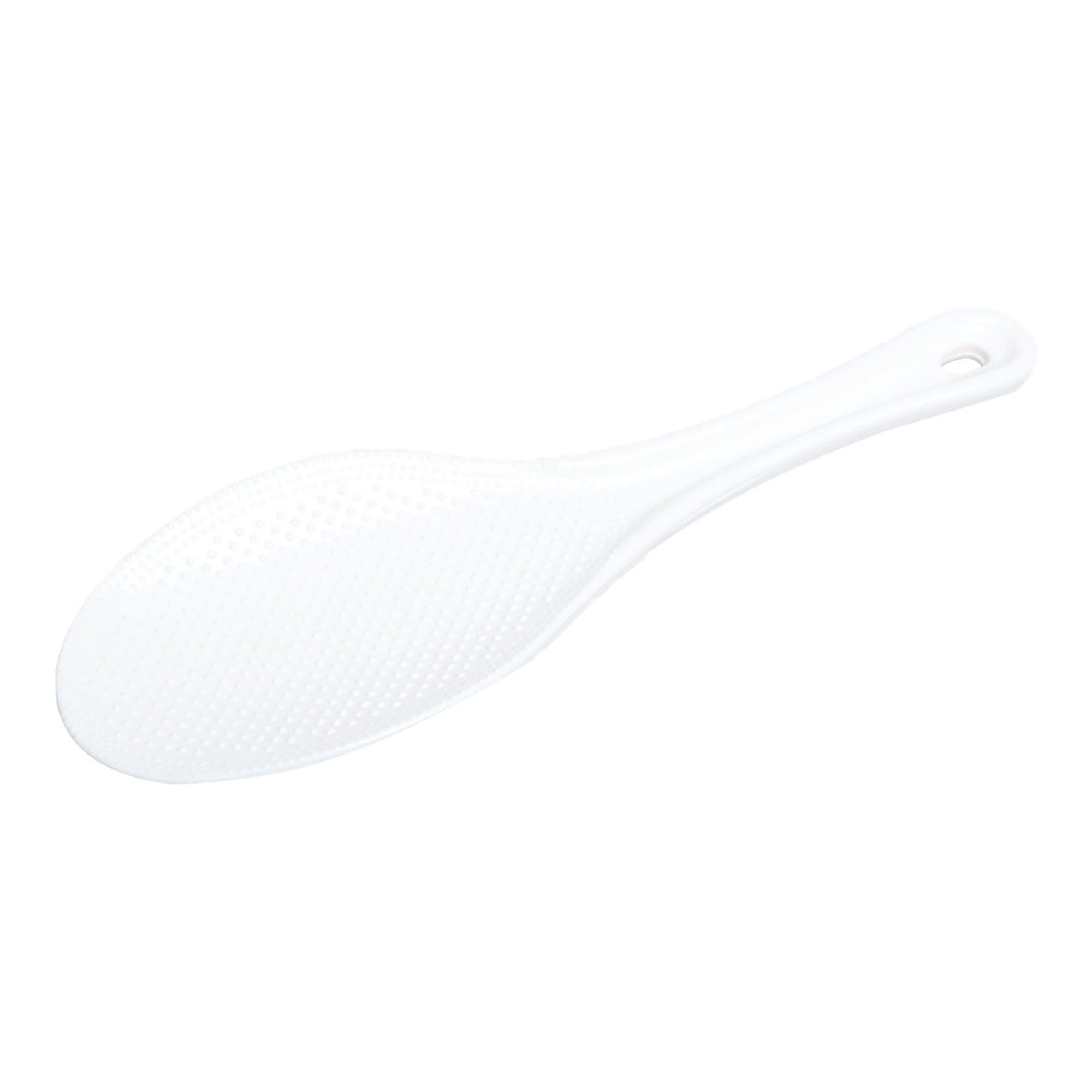 Uxcell Kitchen Tool White Plastic Non Stick Rice Paddle Spoon Dining ...