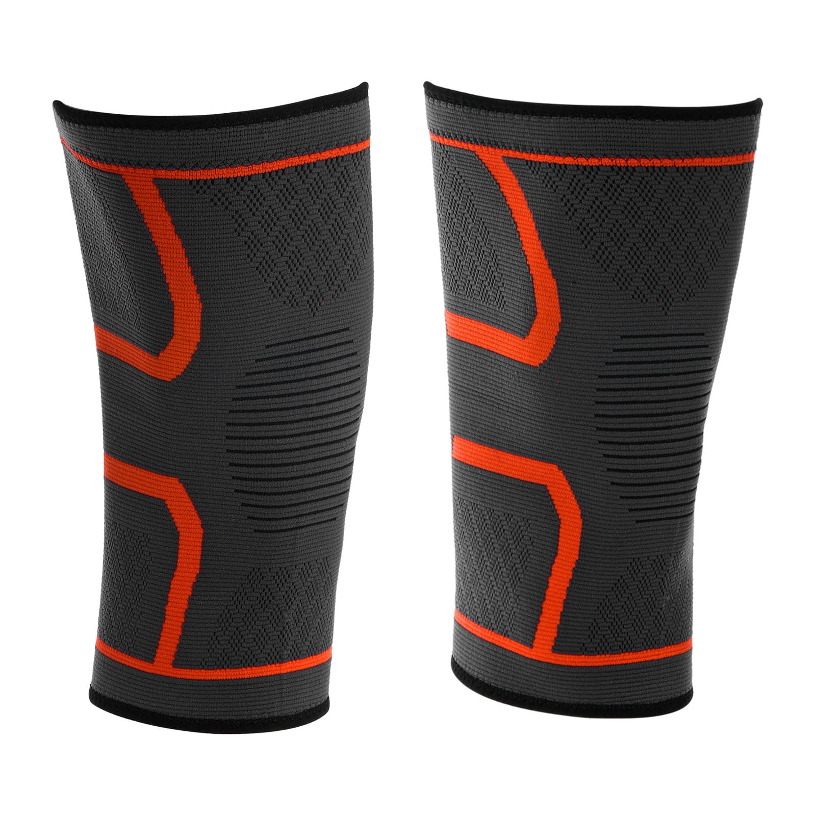 Uxcell Knee Compression Sleeve, 2 Pack Nylon Knee Braces Leg Sleeve ...