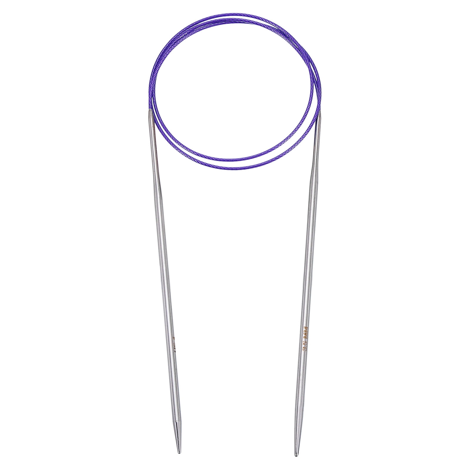 Uxcell 9mm Knitting Needles Circular Needle 32 inch Round Metal ...