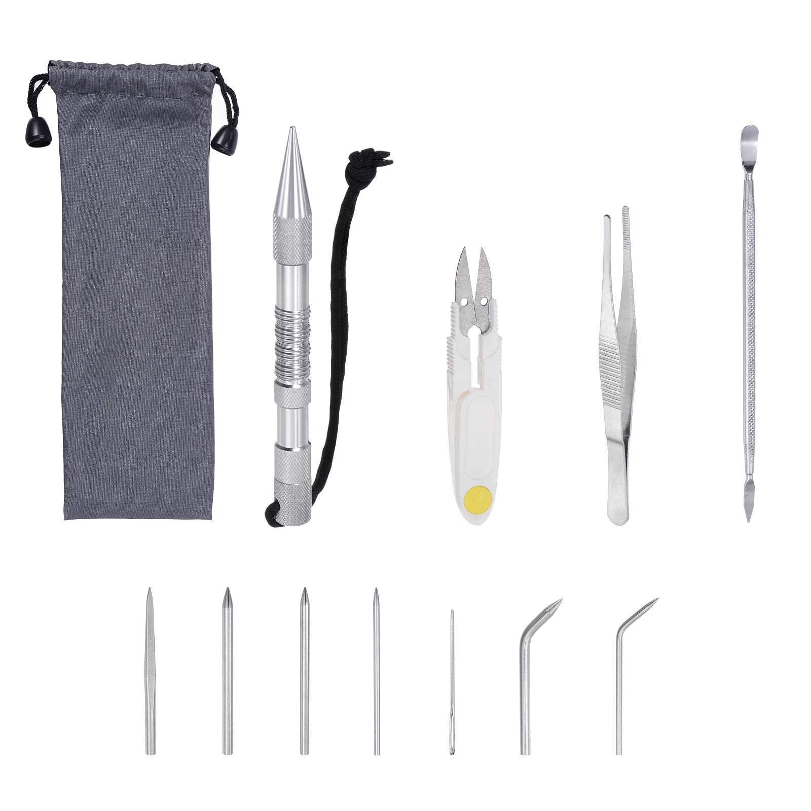 Uxcell Knot Tools Paracord Stitching Set with Marlinspike, Lacing ...