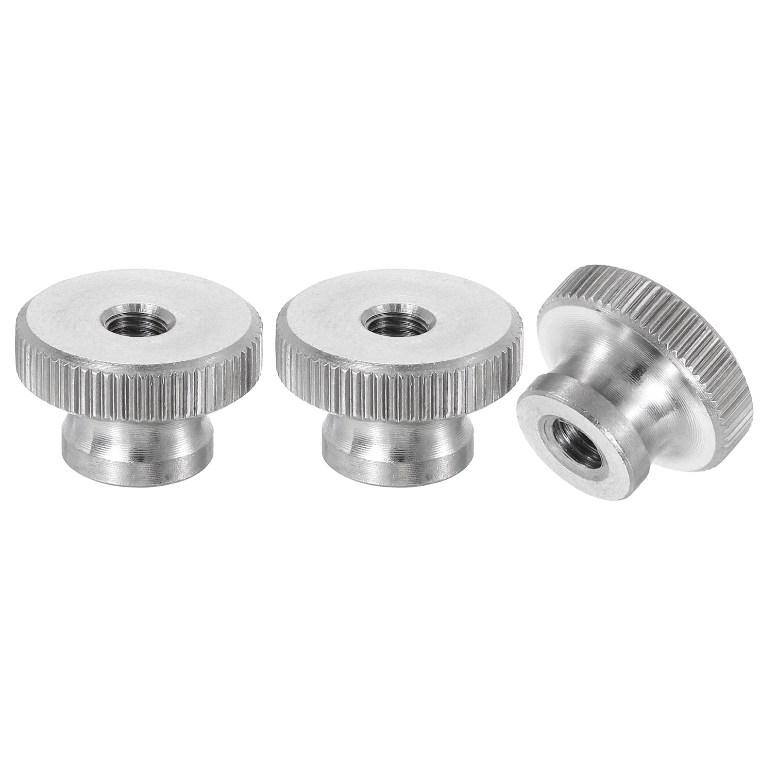 Uxcell Knurled Thumb Nuts, 3 Pack M5 x D16mm x H10mm Stainless Steel ...