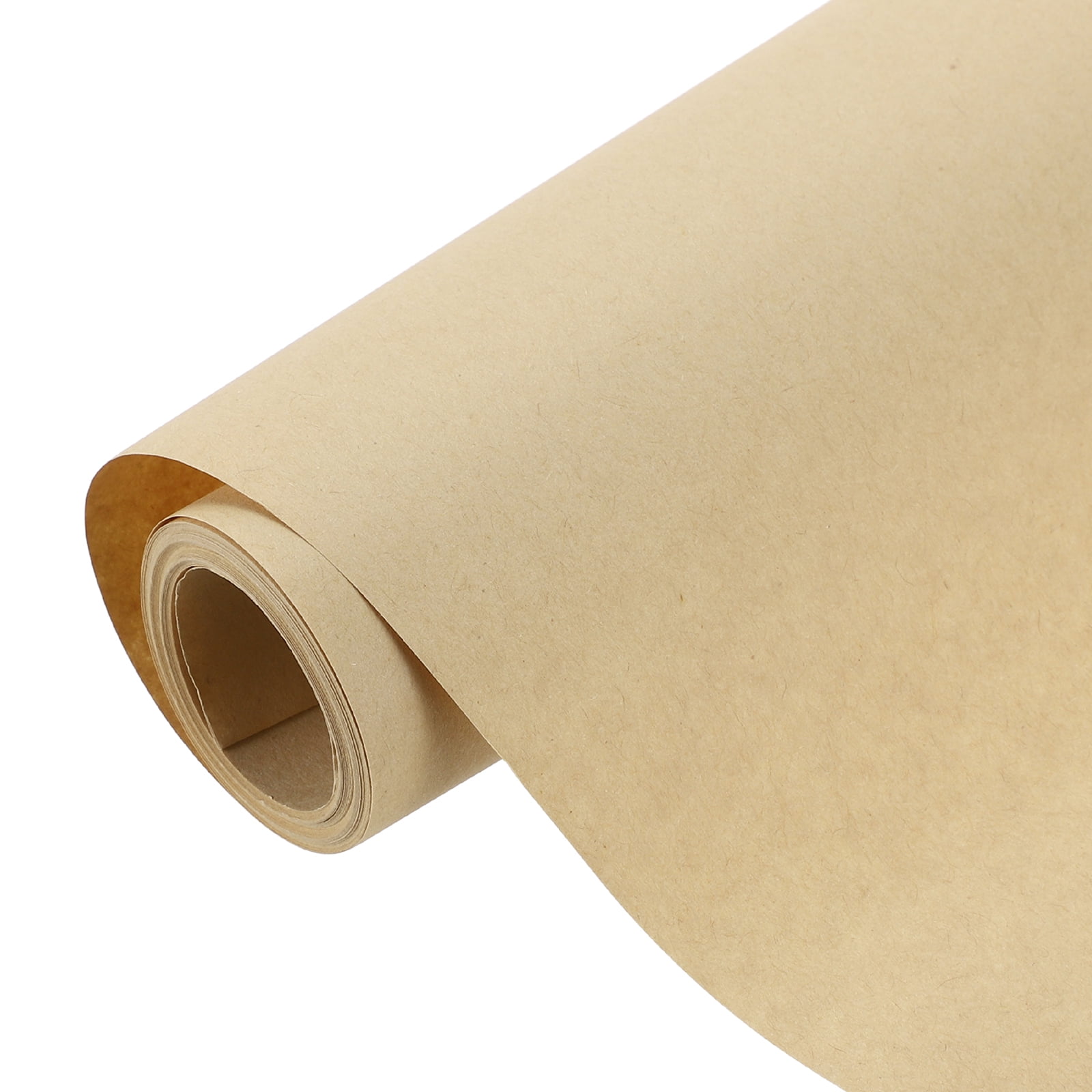 Uxcell Kraft Wrapping Paper, 15"x 196"(16.4') Decorative Paper Kraft ...