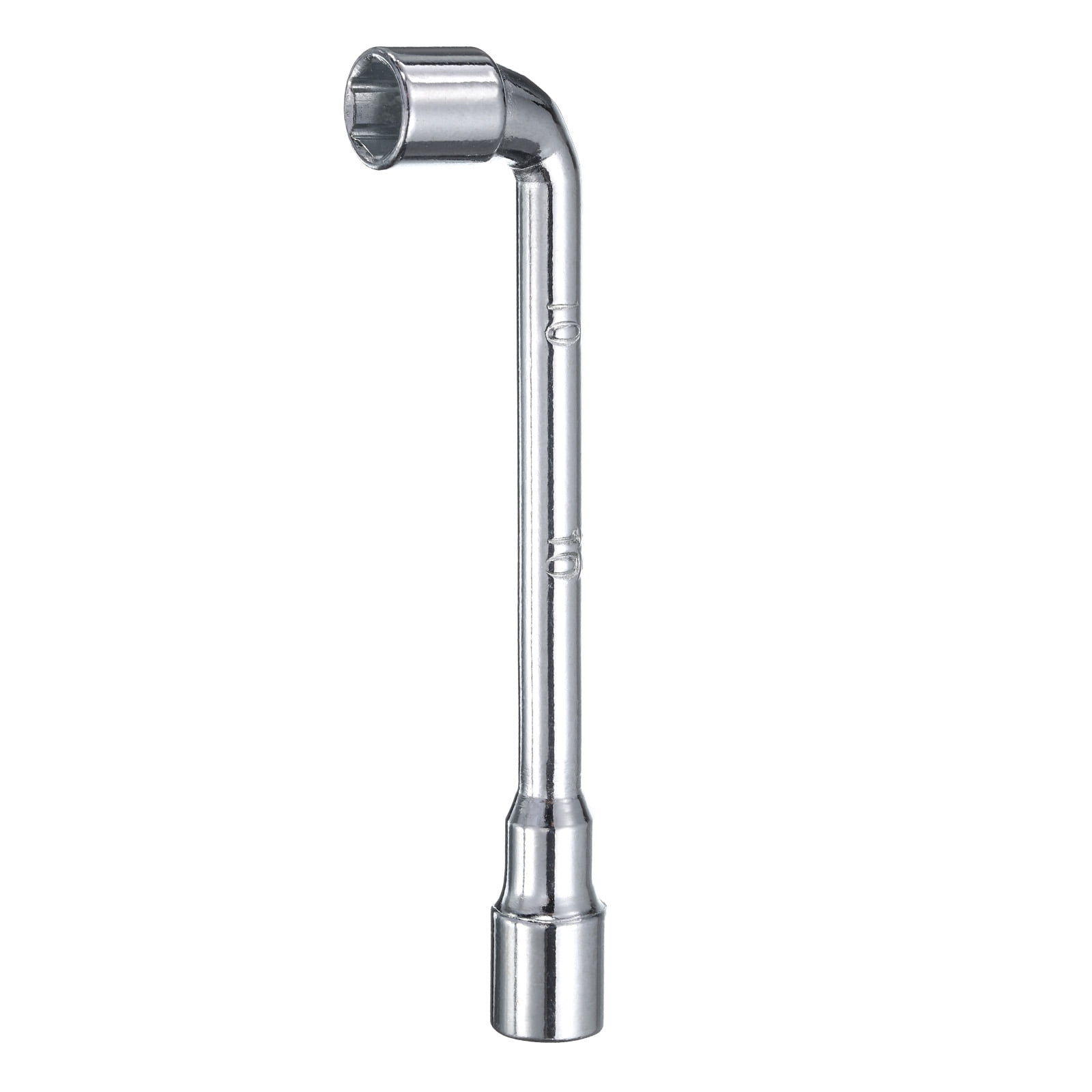 Uxcell L Shaped Angled Hex Socket Wrench 10mm 45# Steel Double Ended Metric 6 Point Tubular ...