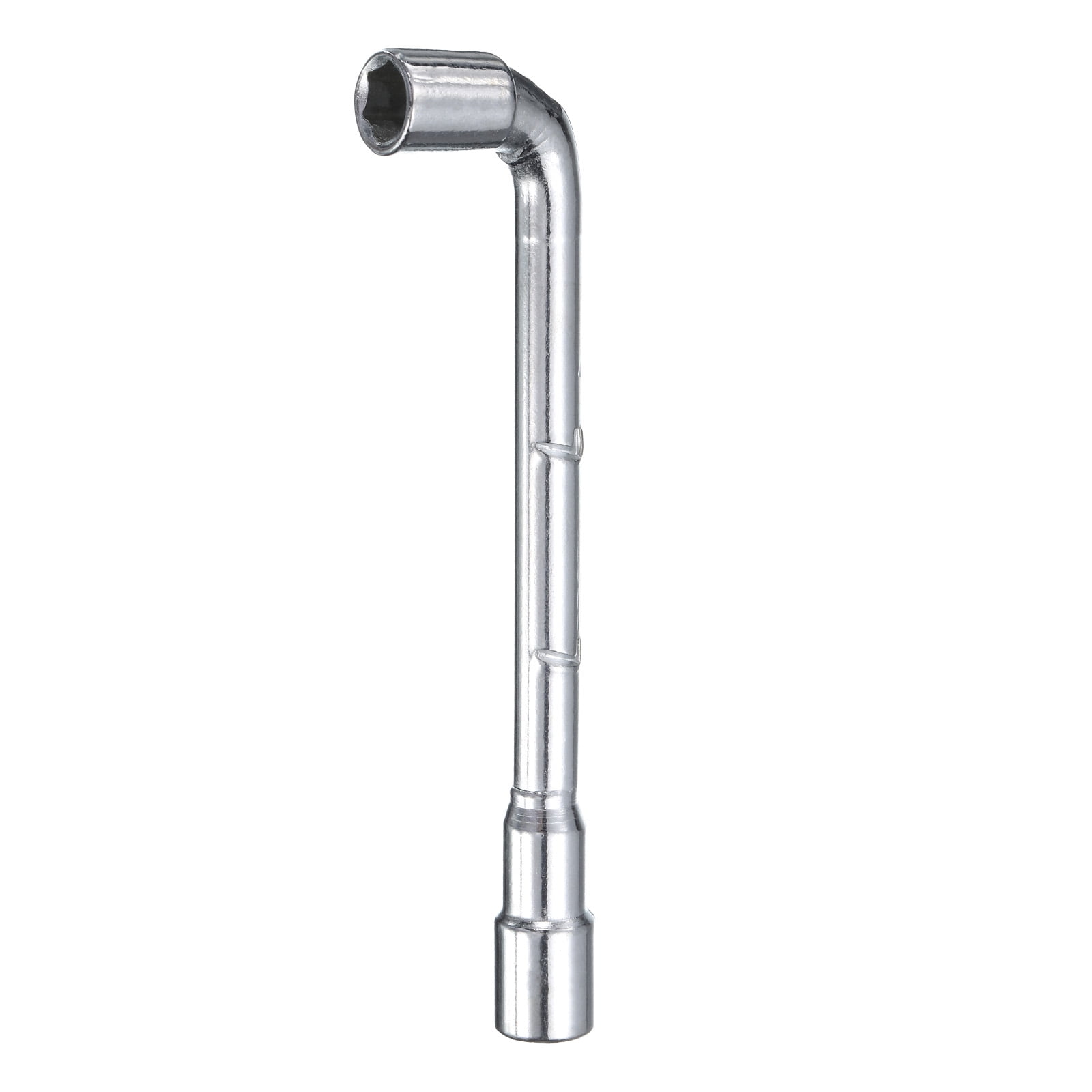 Uxcell L Shaped Angled Hex Socket Wrench 7mm 45# Steel Double Ended ...