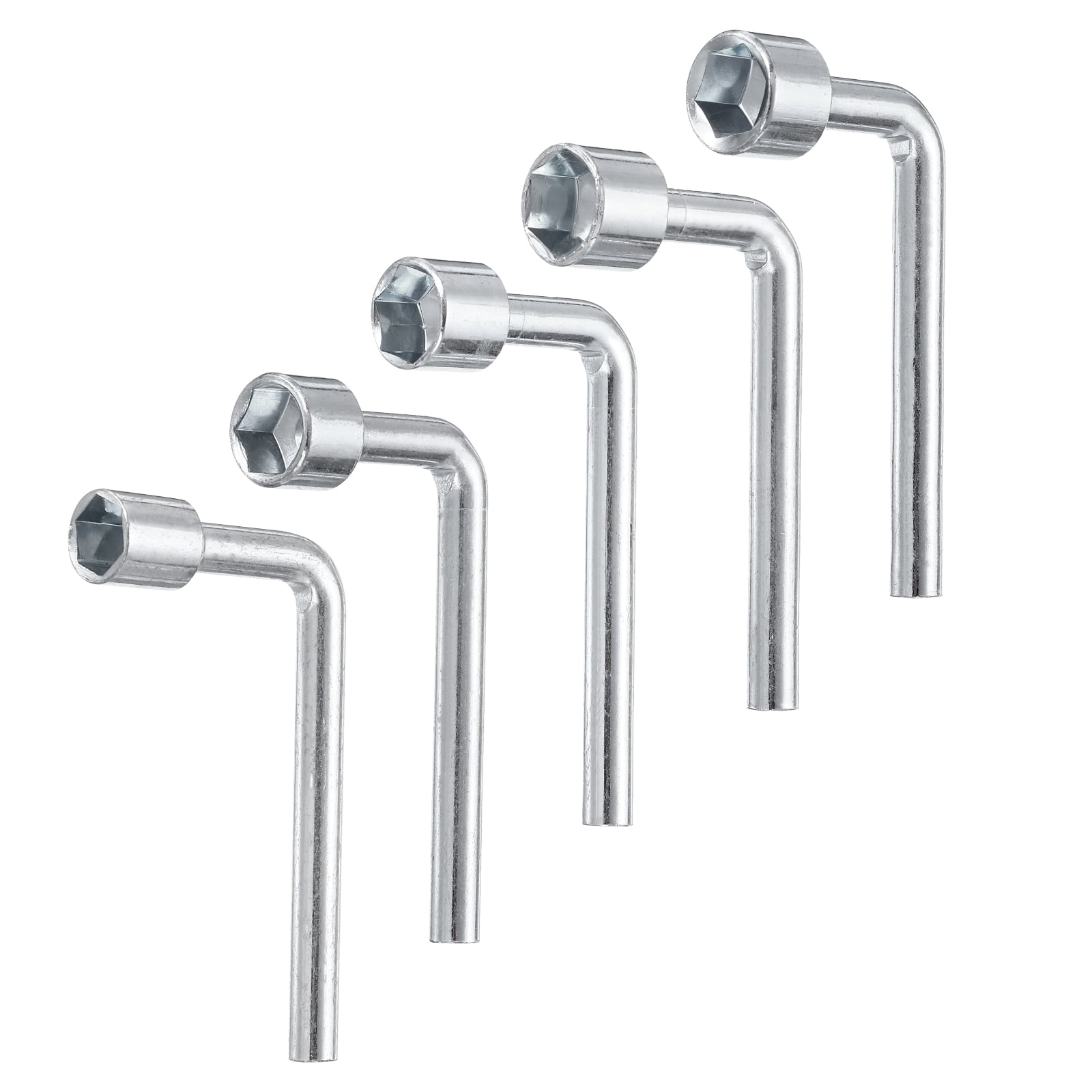 Uxcell L Shaped Angled Hex Socket Wrench Set 11/12/13/14/15mm Socket ...