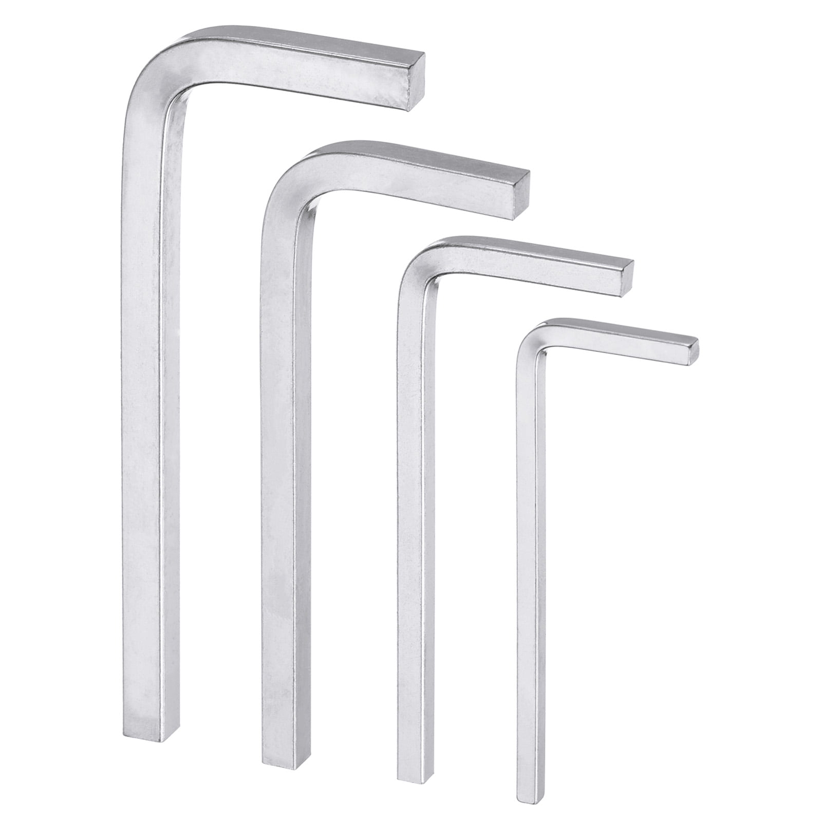 Uxcell L-Shaped Square Head Wrench 3/m/5/6mm Carbon Steel L-Key 4 ...