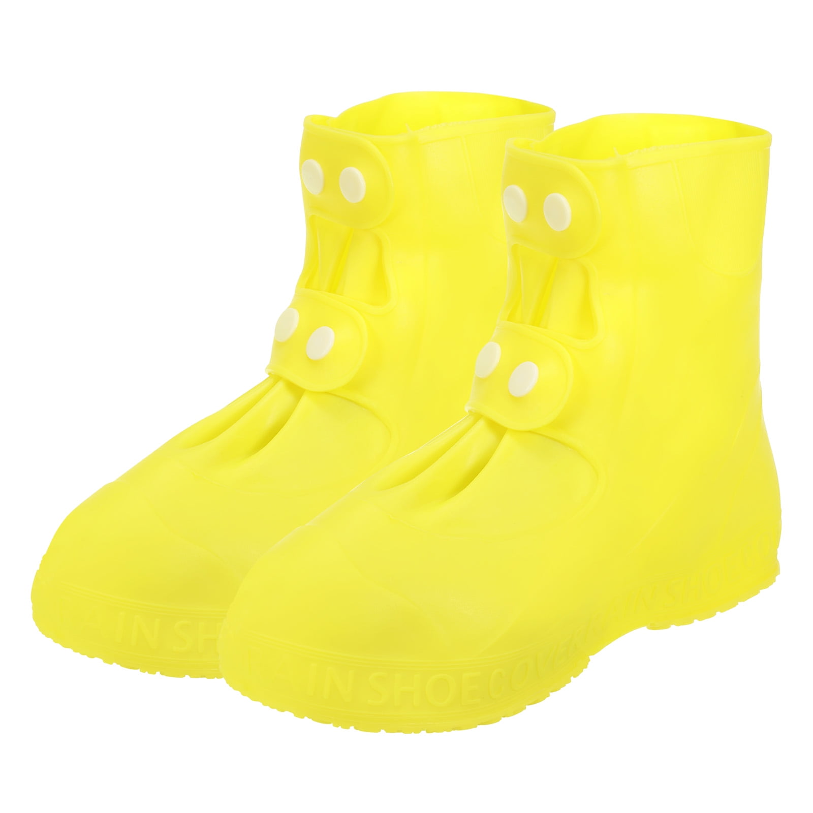 Uxcell L TPE Reusable Foldable Overshoes Rain Galoshes Waterproof Shoe ...