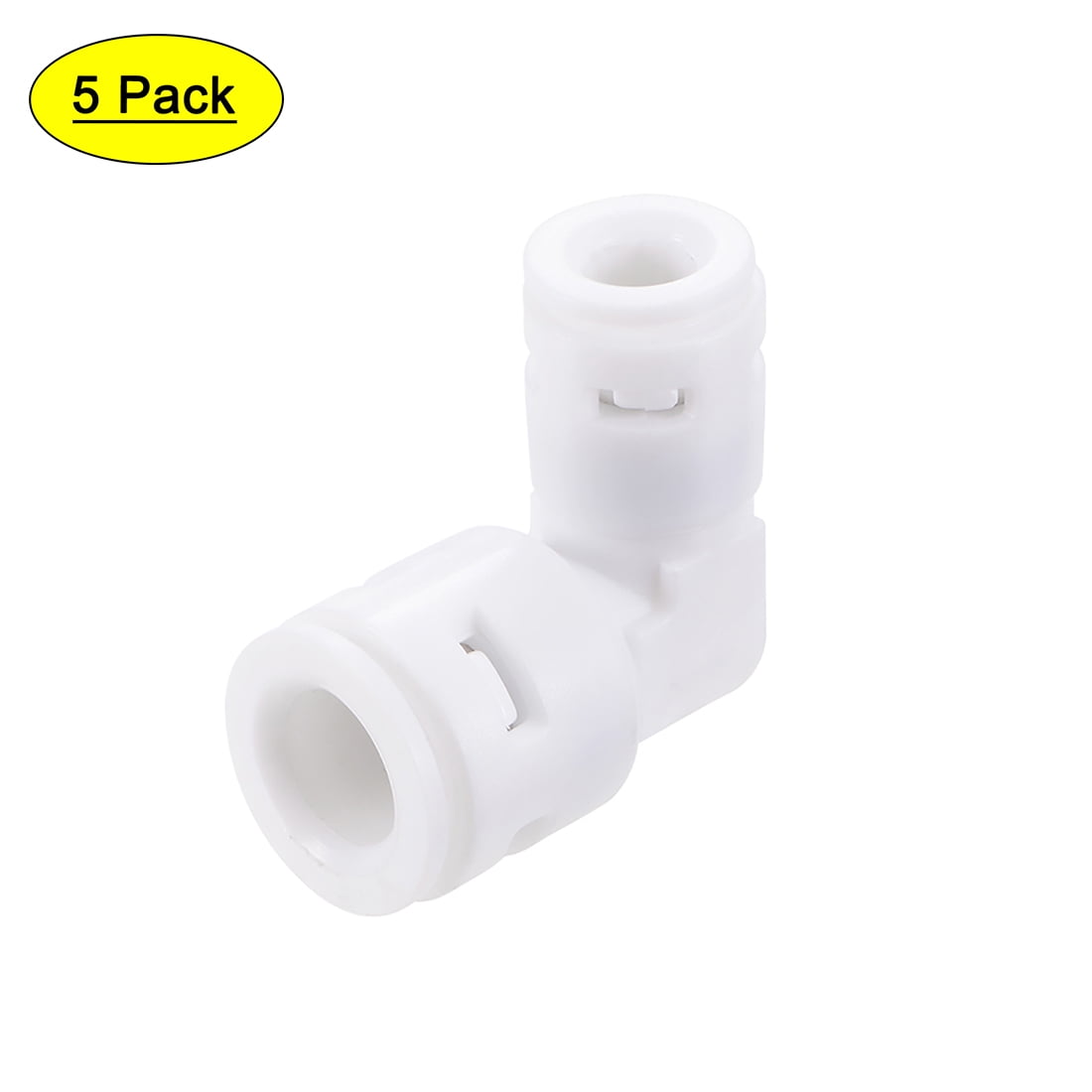 Uxcell L Type 1/4" to 3/8" Push Fit Elbow Connect Fittings Quick ...