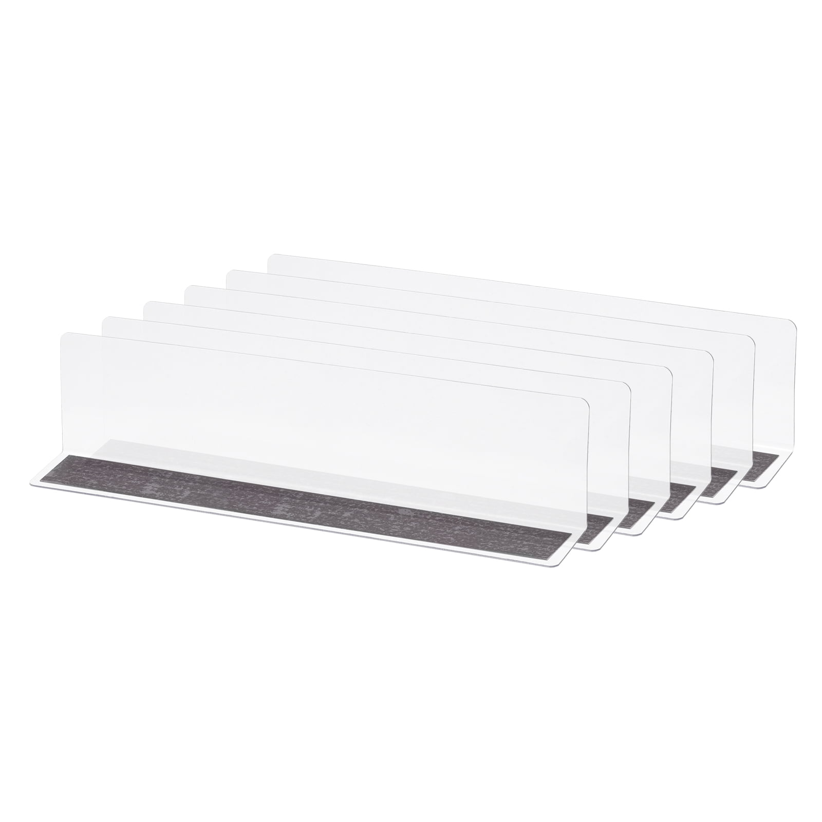 Uxcell L Type Dividers, Clear Separator With Magnetic Strip 25 x 3 x ...