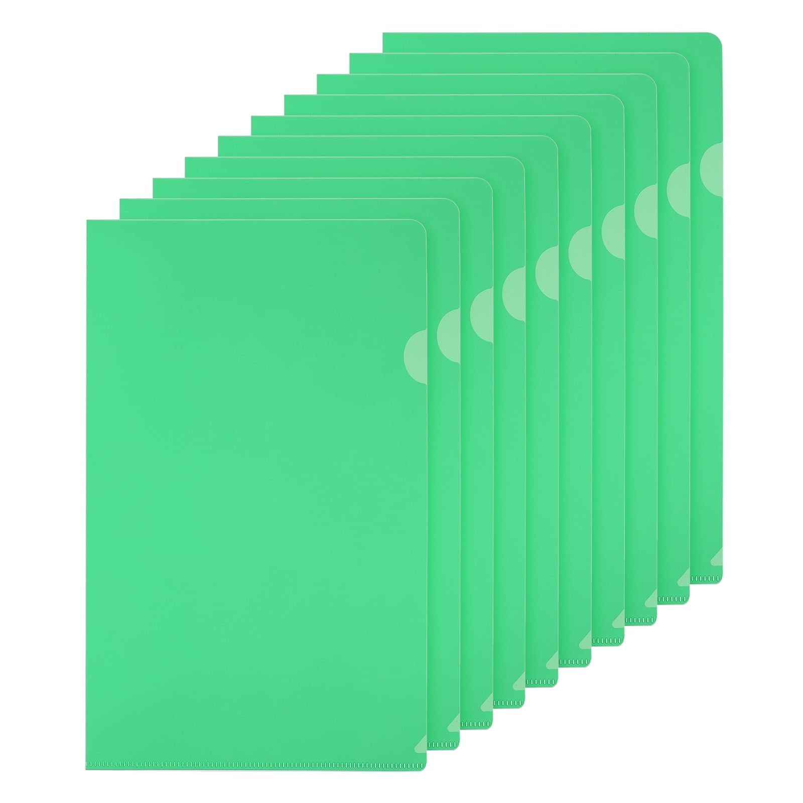 Uxcell L Type Folders 30 Pack A4 Plastic File Project Pockets Clear ...