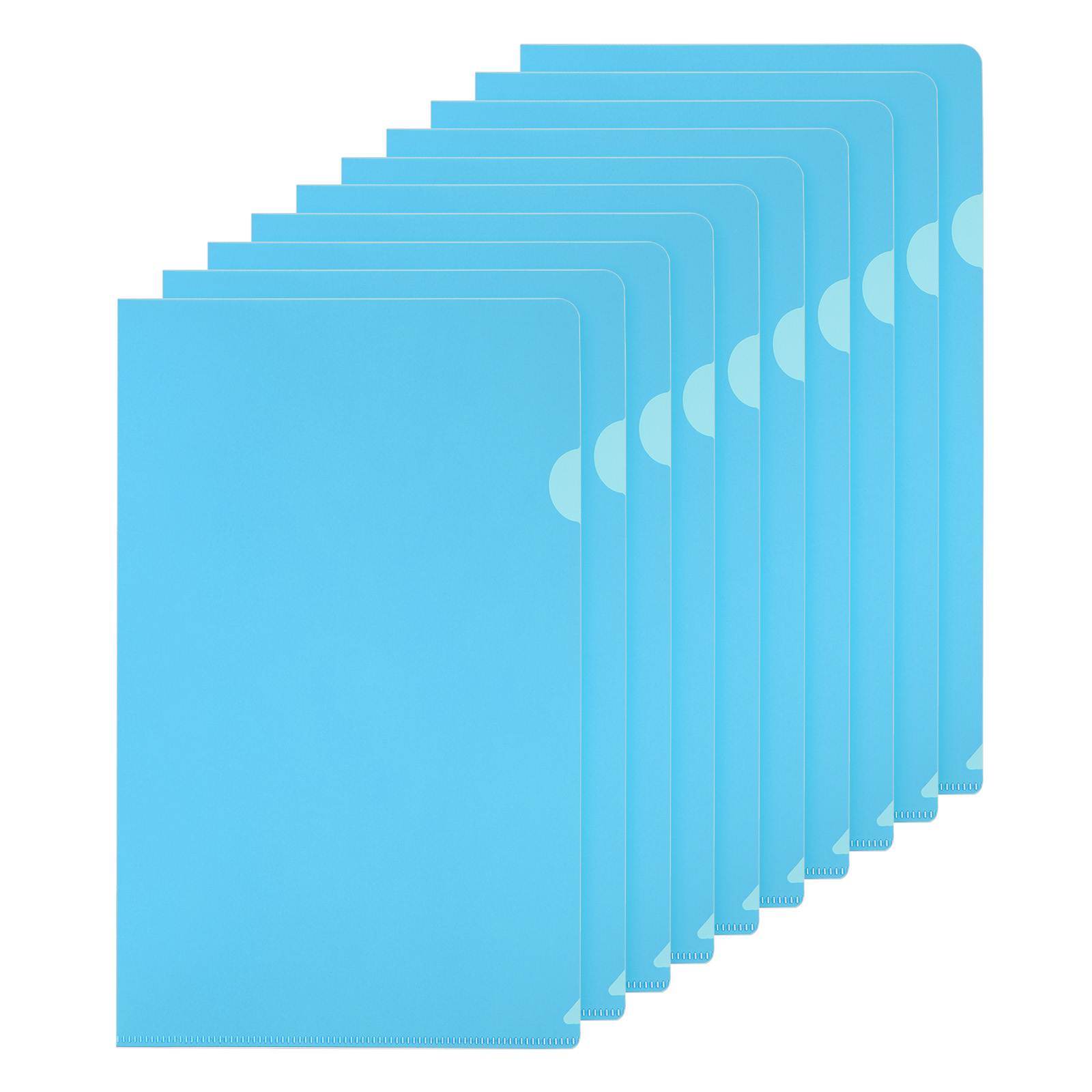 Uxcell L Type Folders 30 Pack A4 Plastic File Project Pockets Clear ...