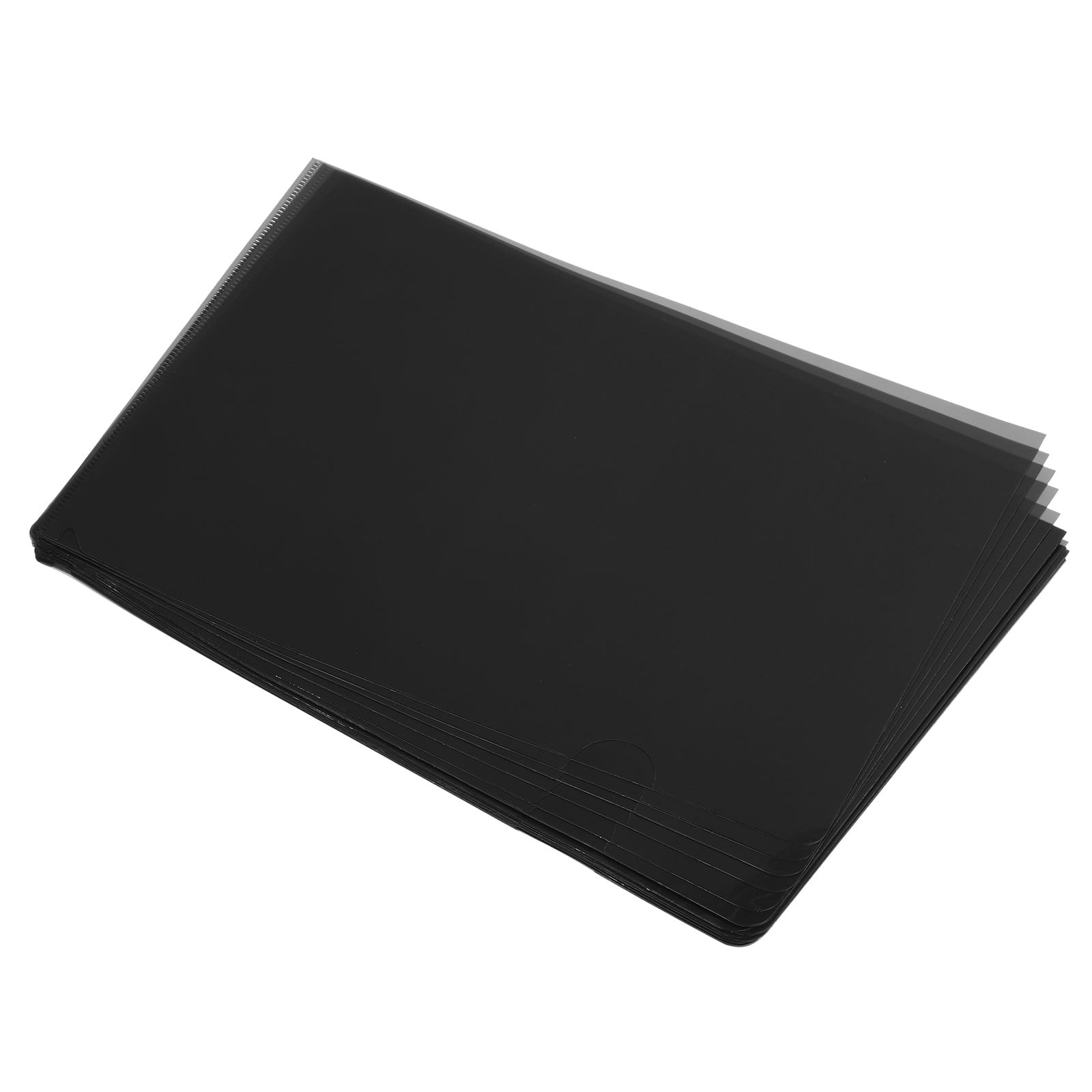 Uxcell L Type Folders A4 Plastic Clear Folder File Jacket Sleeves, Gray ...