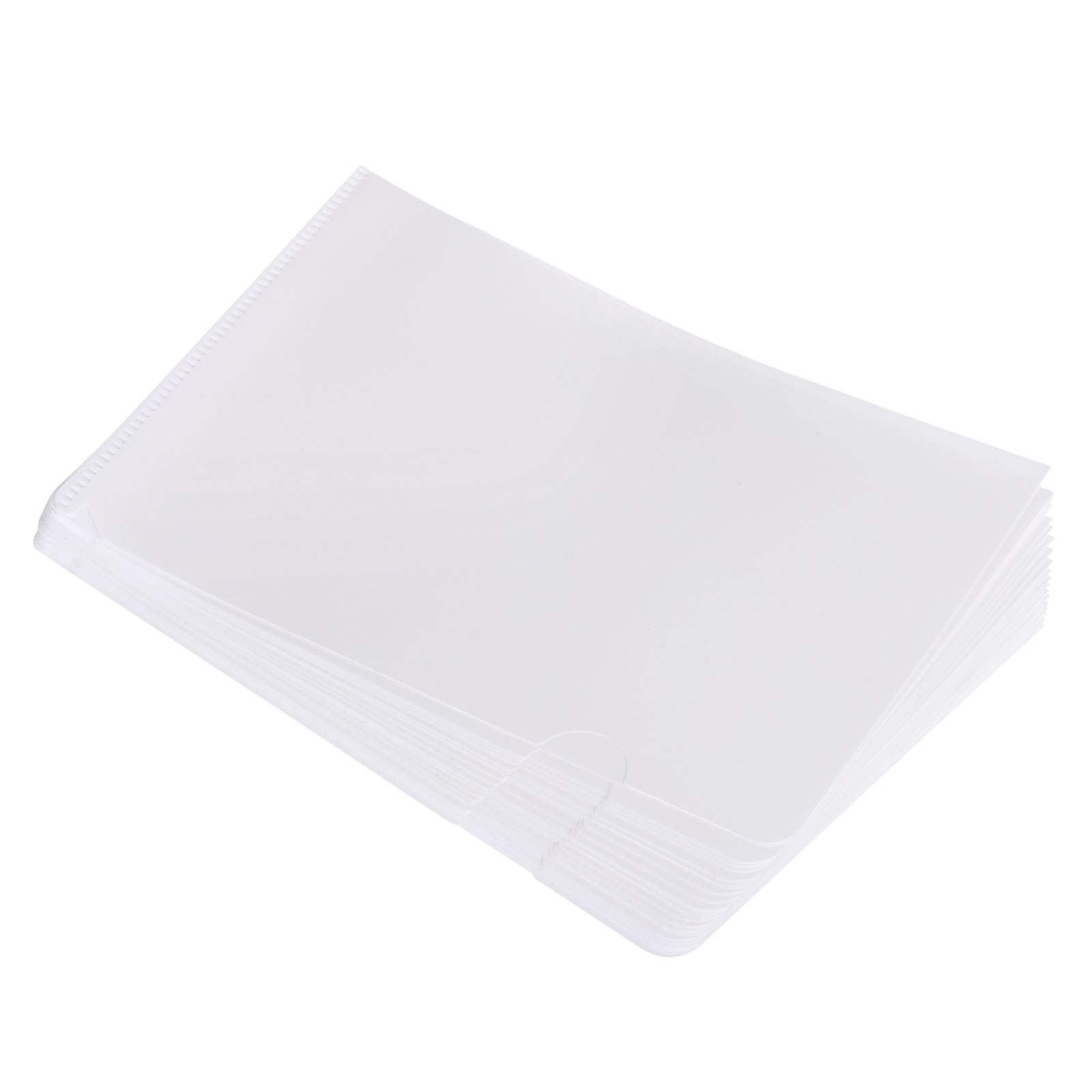 Uxcell L Type Folders A5 Plastic Clear Folder File Jacket Sleeves ...