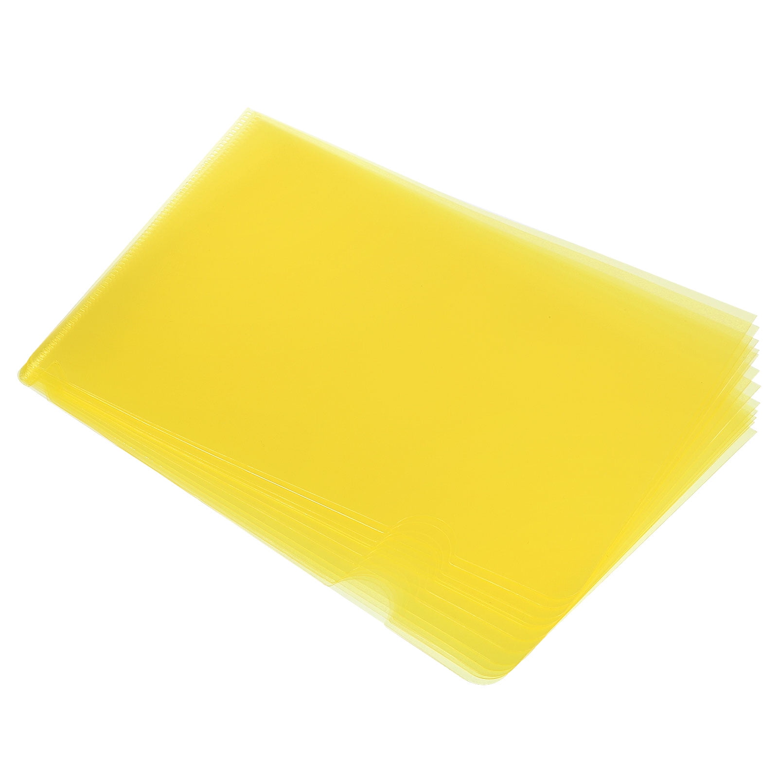 Uxcell L Type Folders A5 Plastic Clear Folder File Jacket Sleeves ...