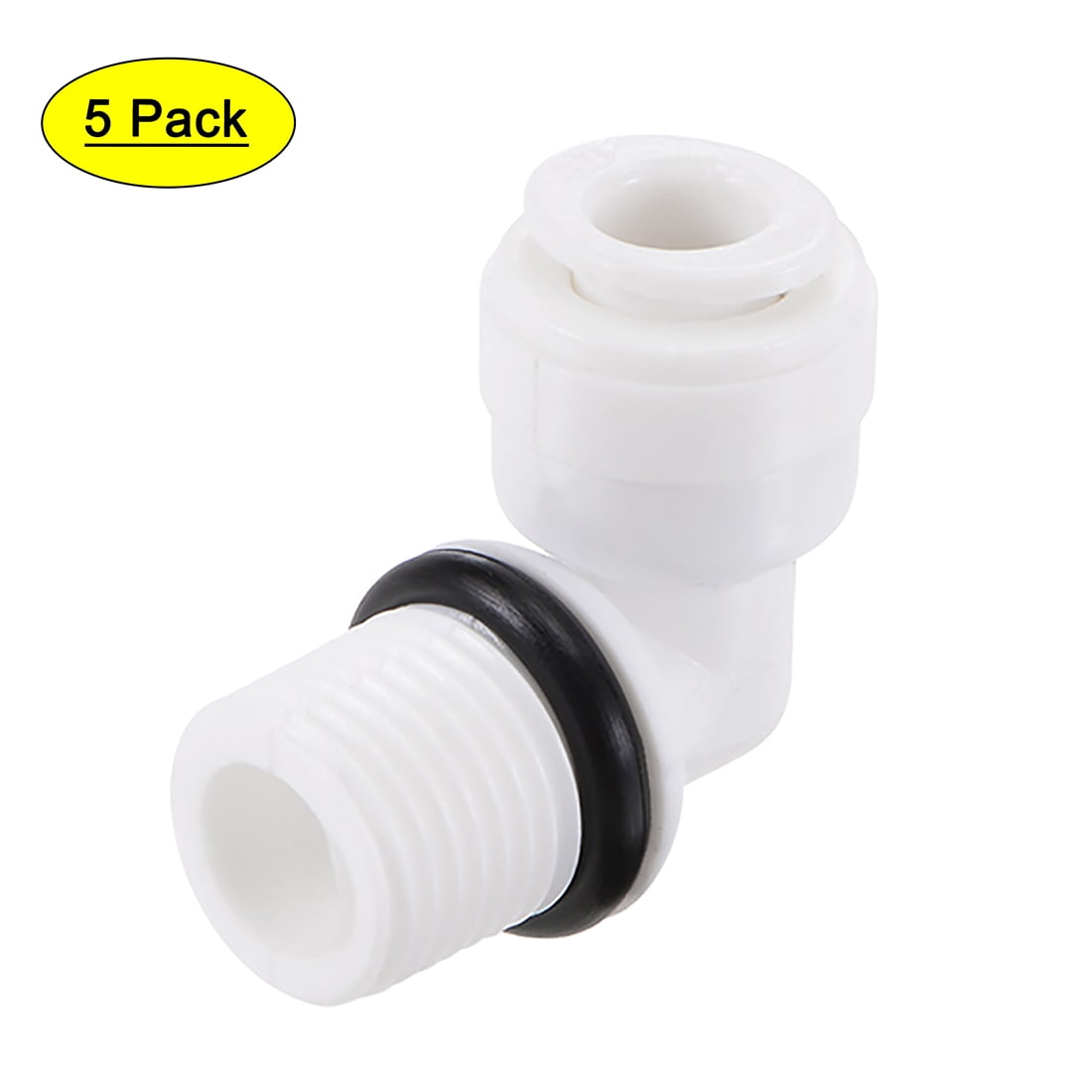 Uxcell L Type G1/4 Male Thread to 1/4" Tube Elbow Connect Fittings ...