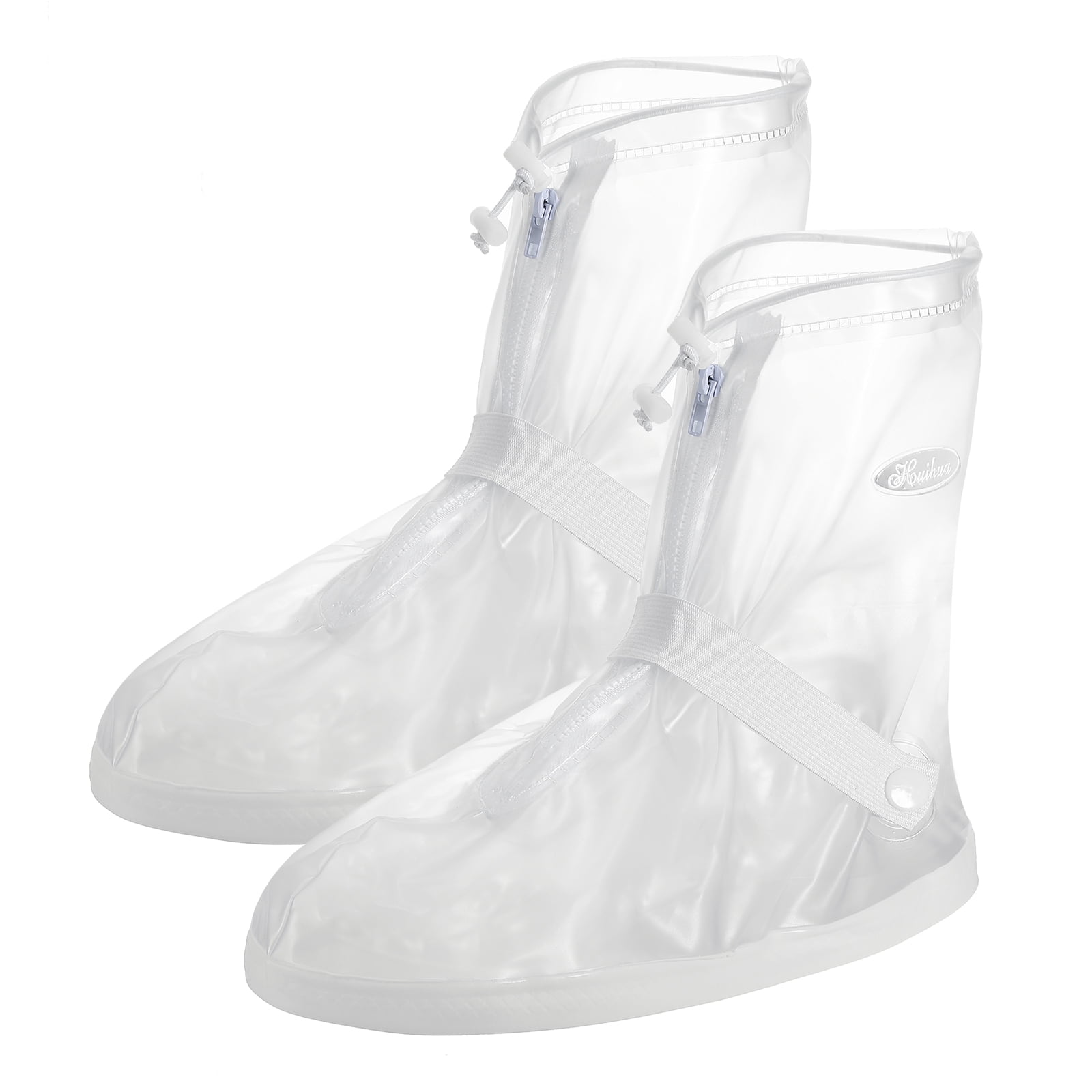 Uxcell L Waterproof Rain Boot Shoe Cover Reusable Non-Slip Rain Snow ...