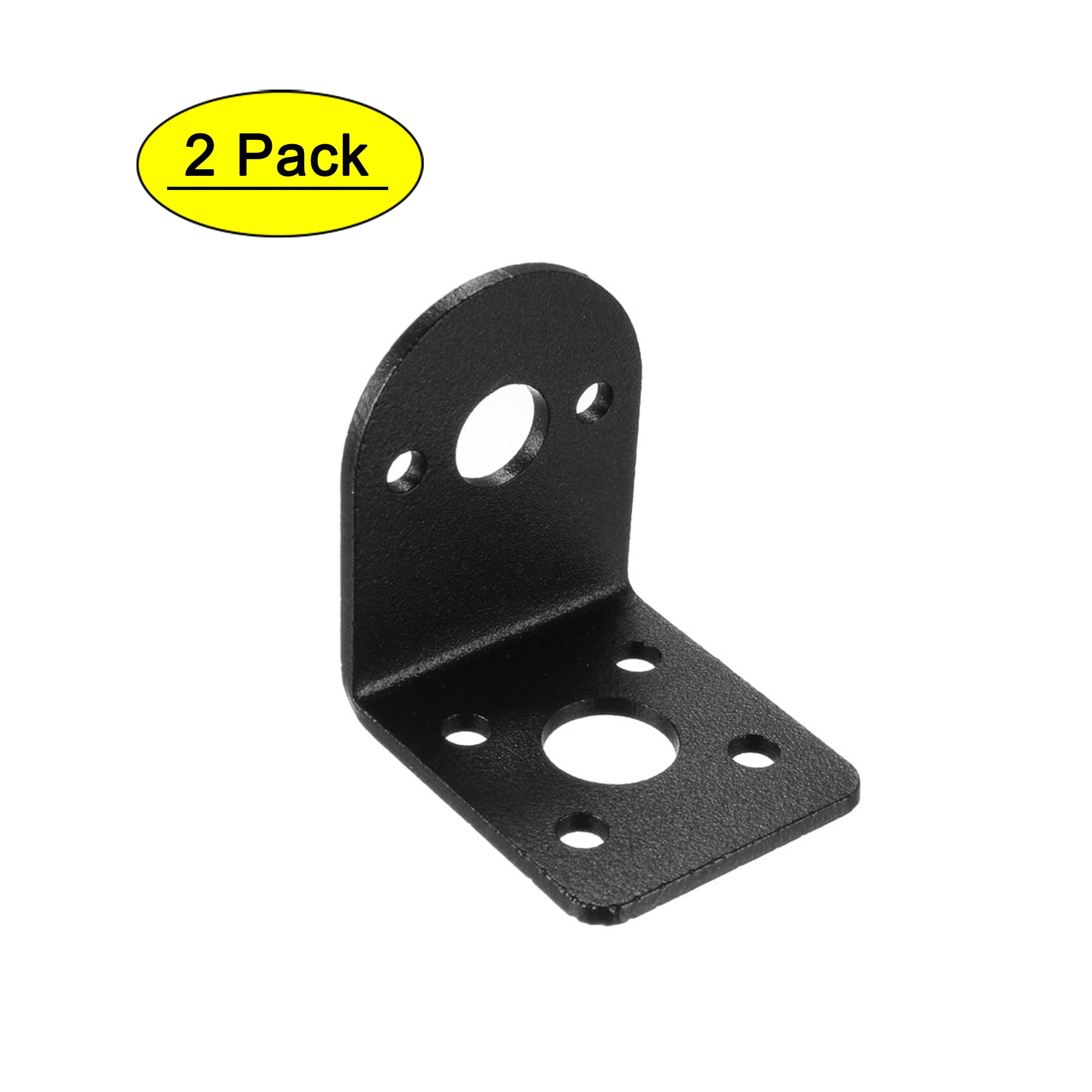 Uxcell L-shape Reduction Motor Holder Mounting Bracket Gear for 25 mm ...