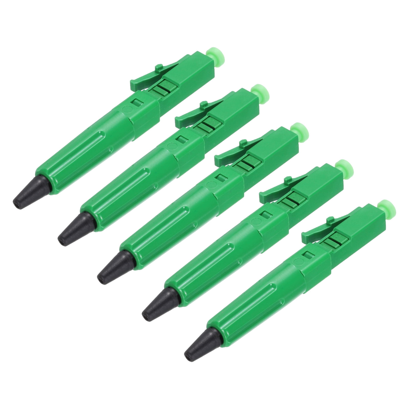 Uxcell LC/APC Fiber Optic Quick Connector, Single Mode Fiber Cable ...