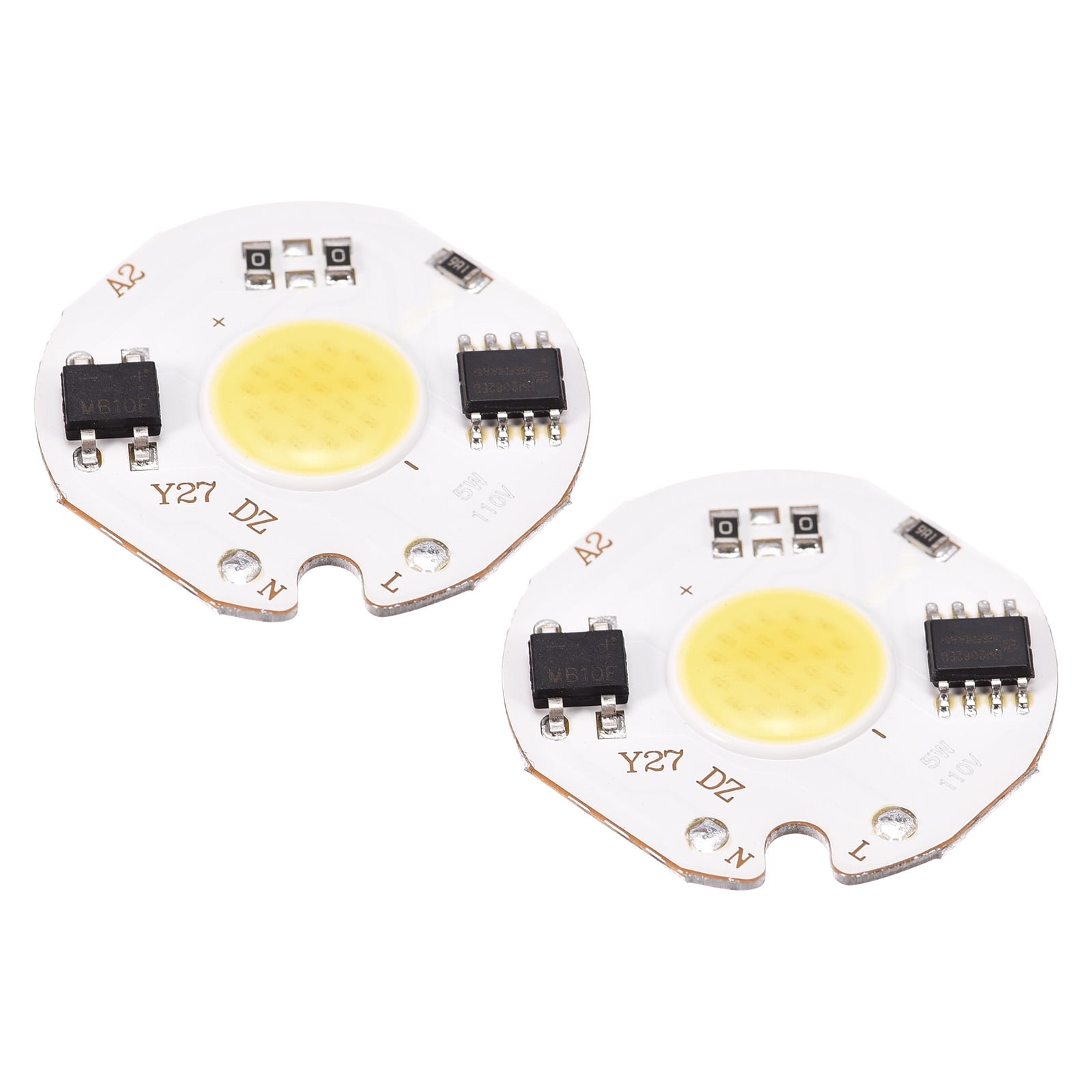 Uxcell LED Chip Bulb 110V 5W Cool White 6000-6500K High Power ...