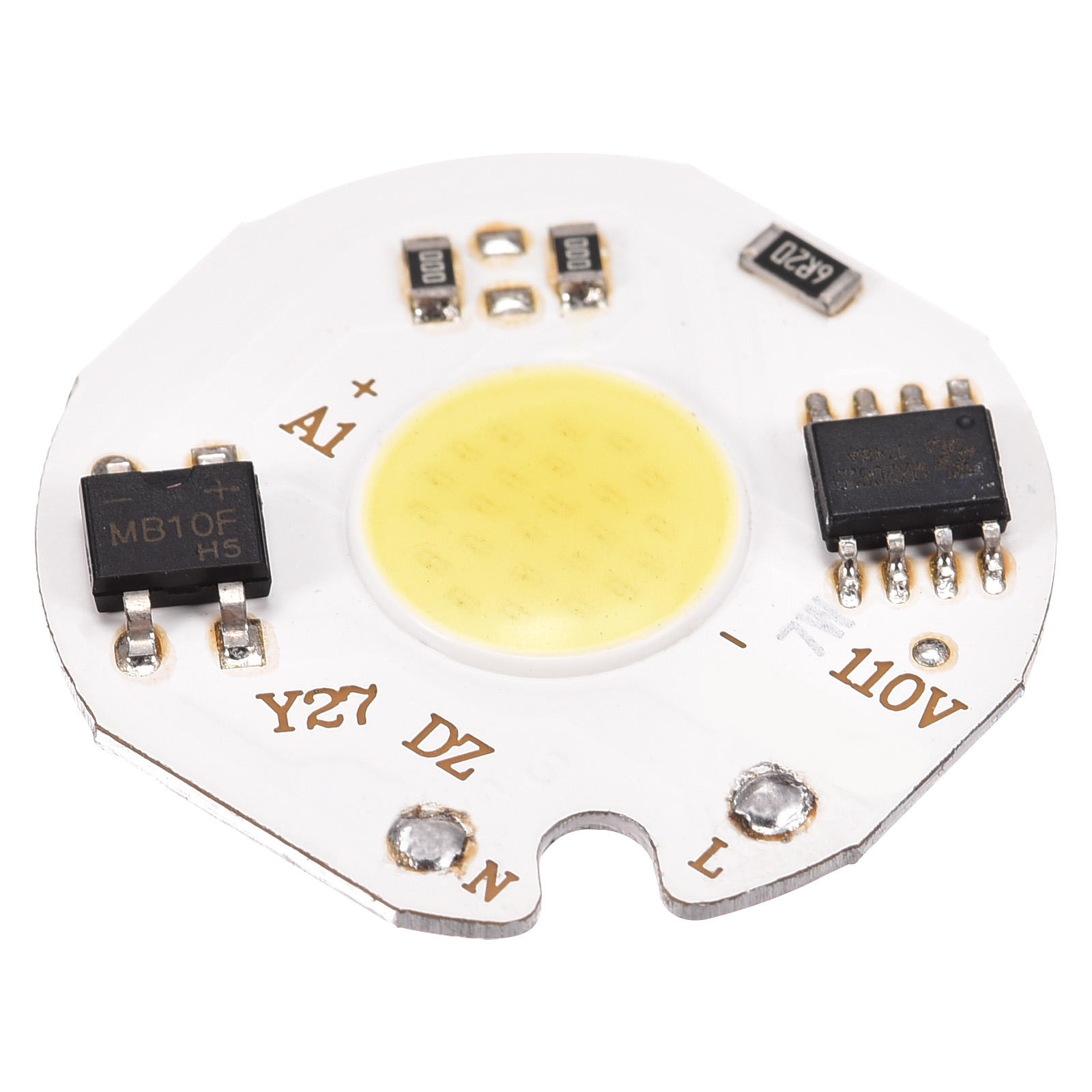 Uxcell LED Chip Bulb 110V 7W Cool White 6000-6500K High Power ...