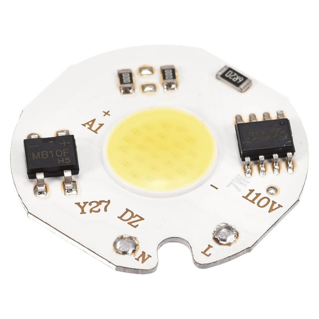 Uxcell LED Chip Bulb 110V 7W Cool White 6000-6500K High Power ...