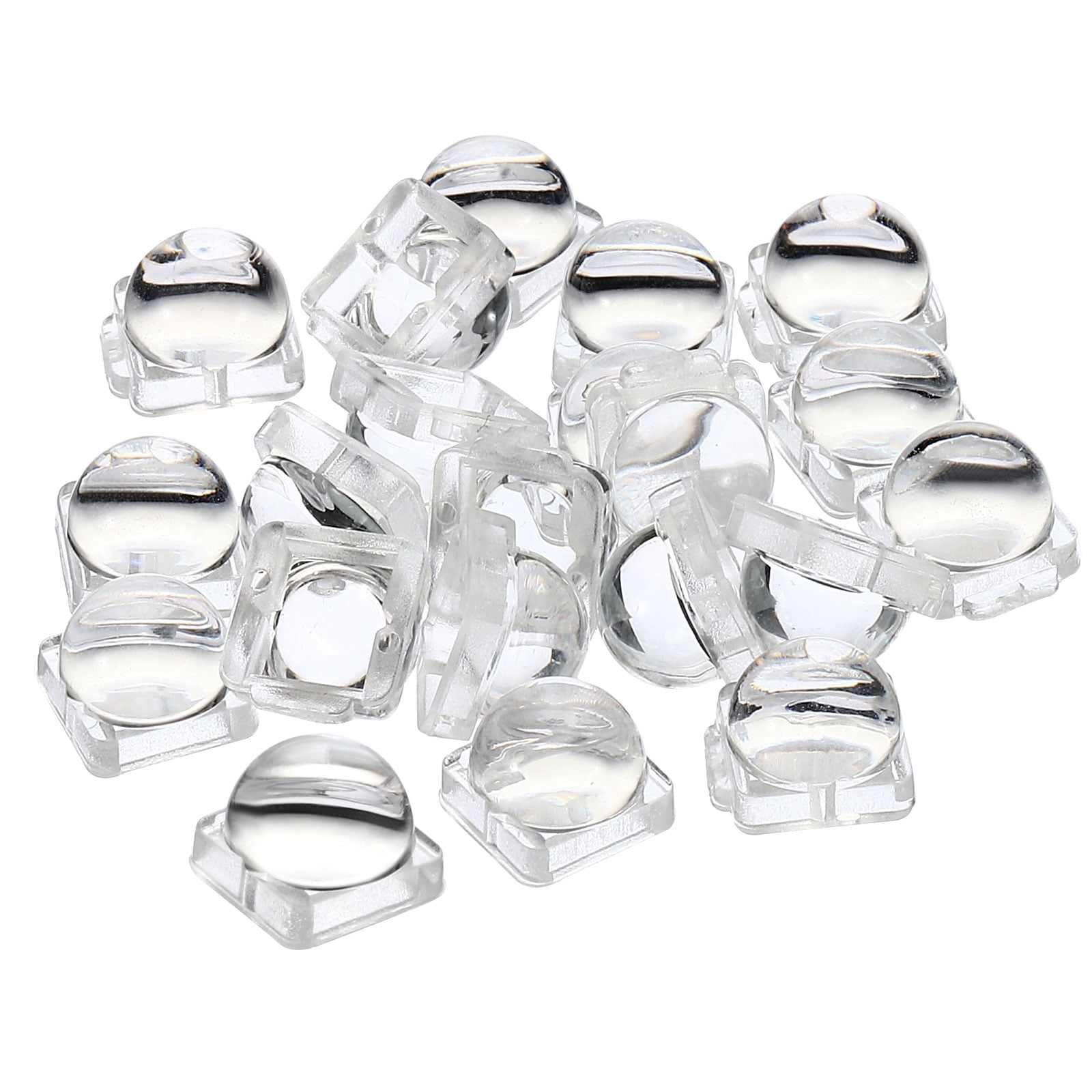 Uxcell LED Convex Lens 30 Degree Beam Angle Acrylic LED Optical Convex ...