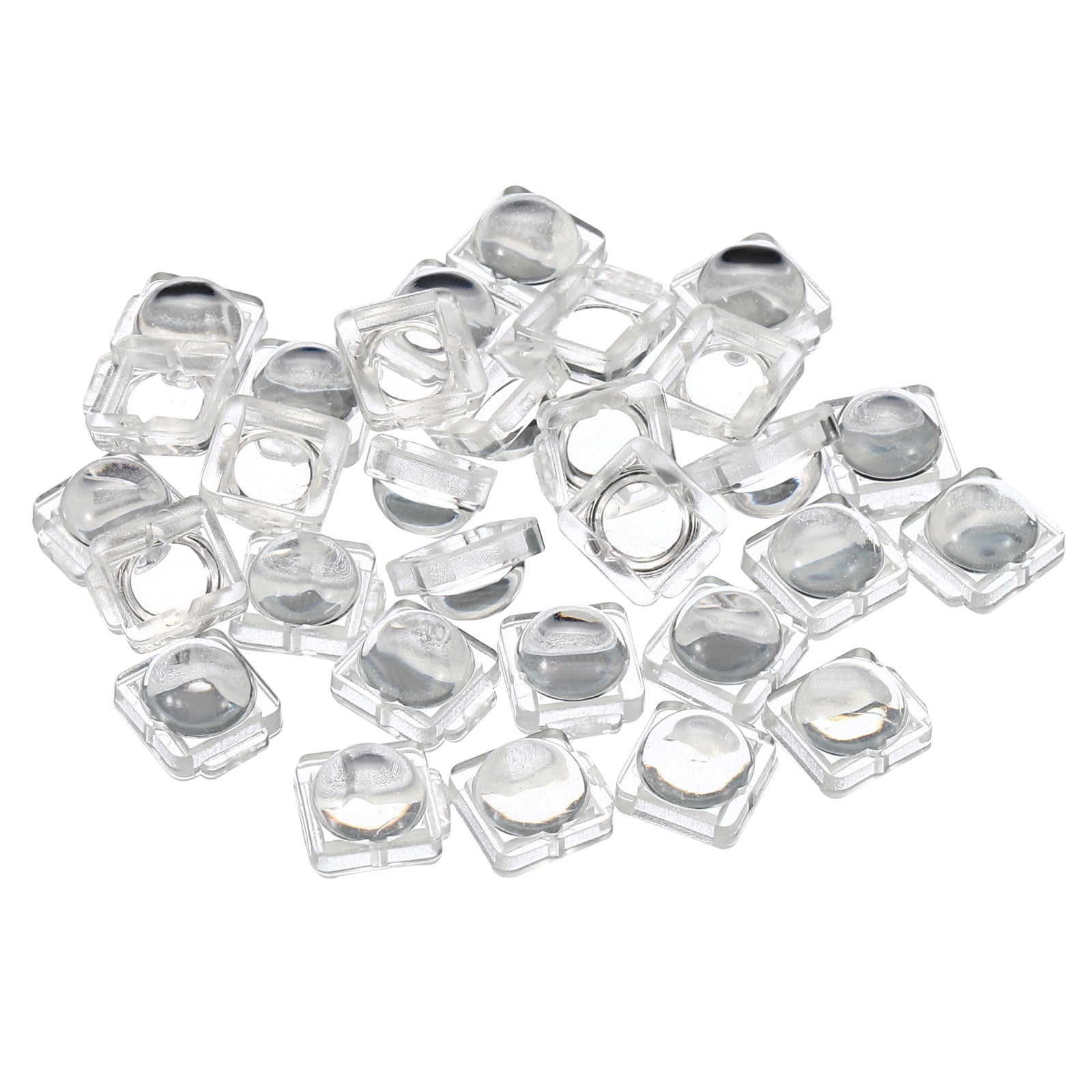 Uxcell LED Convex Lens 60 Degree Beam Angle Acrylic LED Optical Convex ...