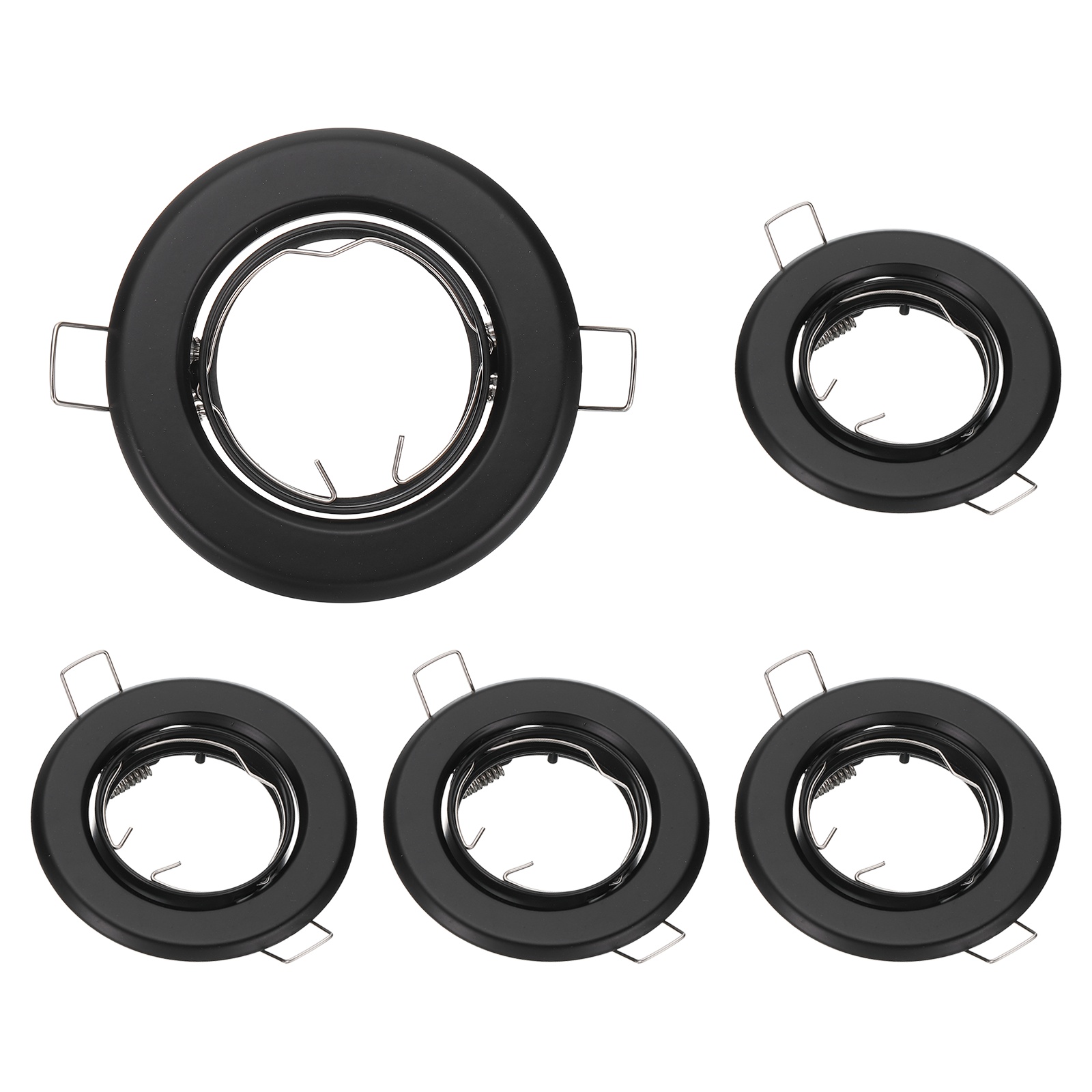 Uxcell LED Downlight Fixture Housing, 5pcs MR16 GU10 Bulbs Recessed ...