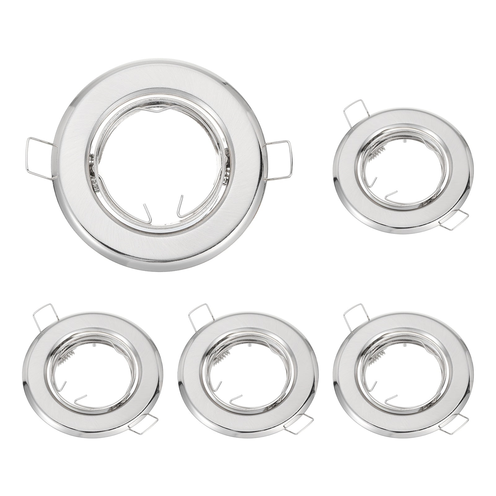 Uxcell LED Downlight Fixture Housing, 5pcs MR16 GU10 Bulbs Recessed ...