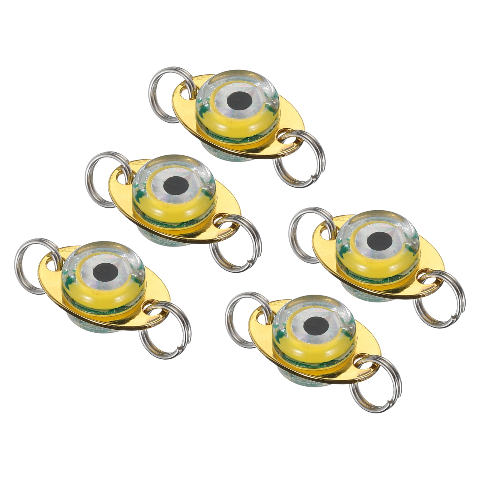 Uxcell LED Fishing Lure Light, Waterproof Eye Shape LED Lighted Bait ...