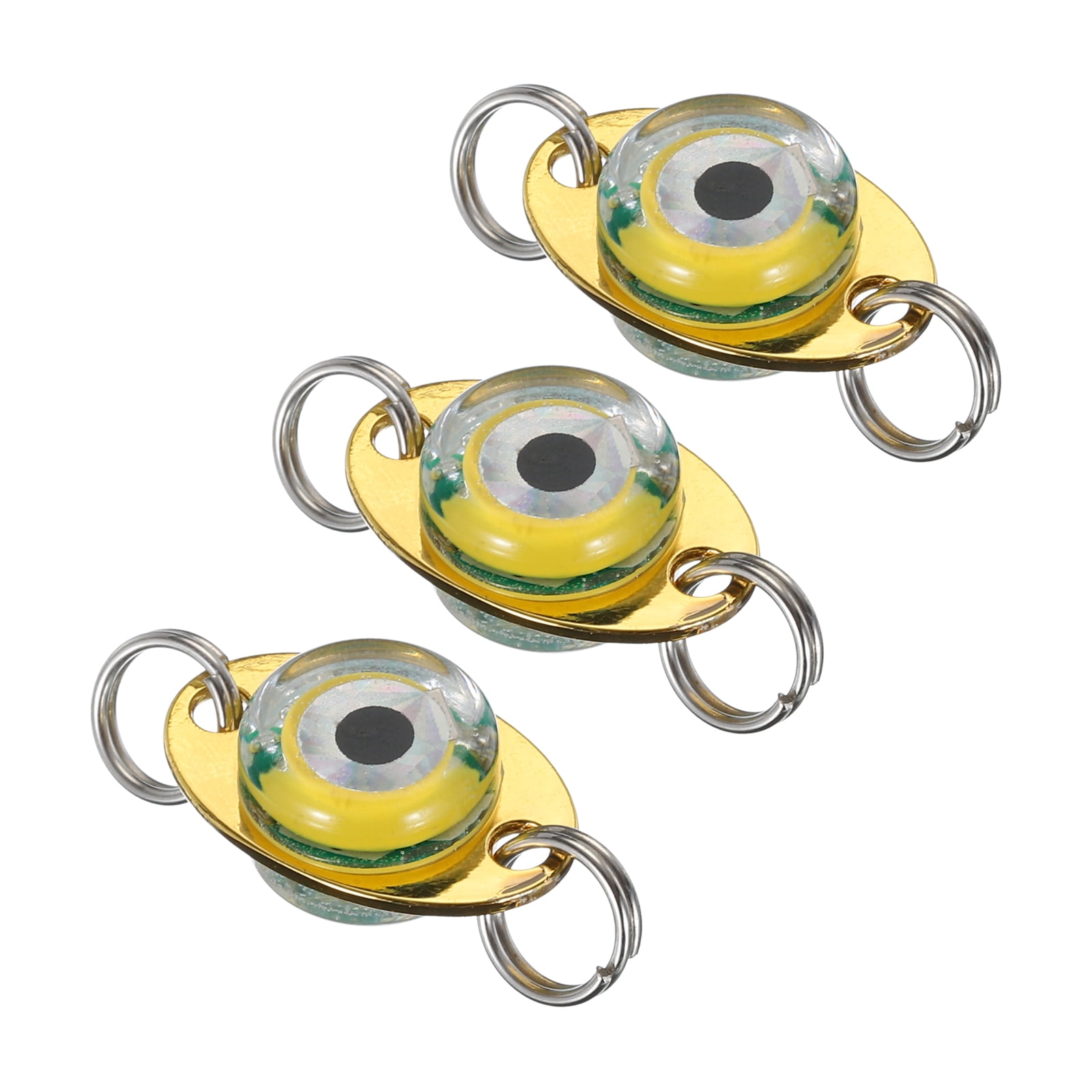 Uxcell LED Fishing Lure Light, Waterproof Eye Shape LED Lighted Bait ...