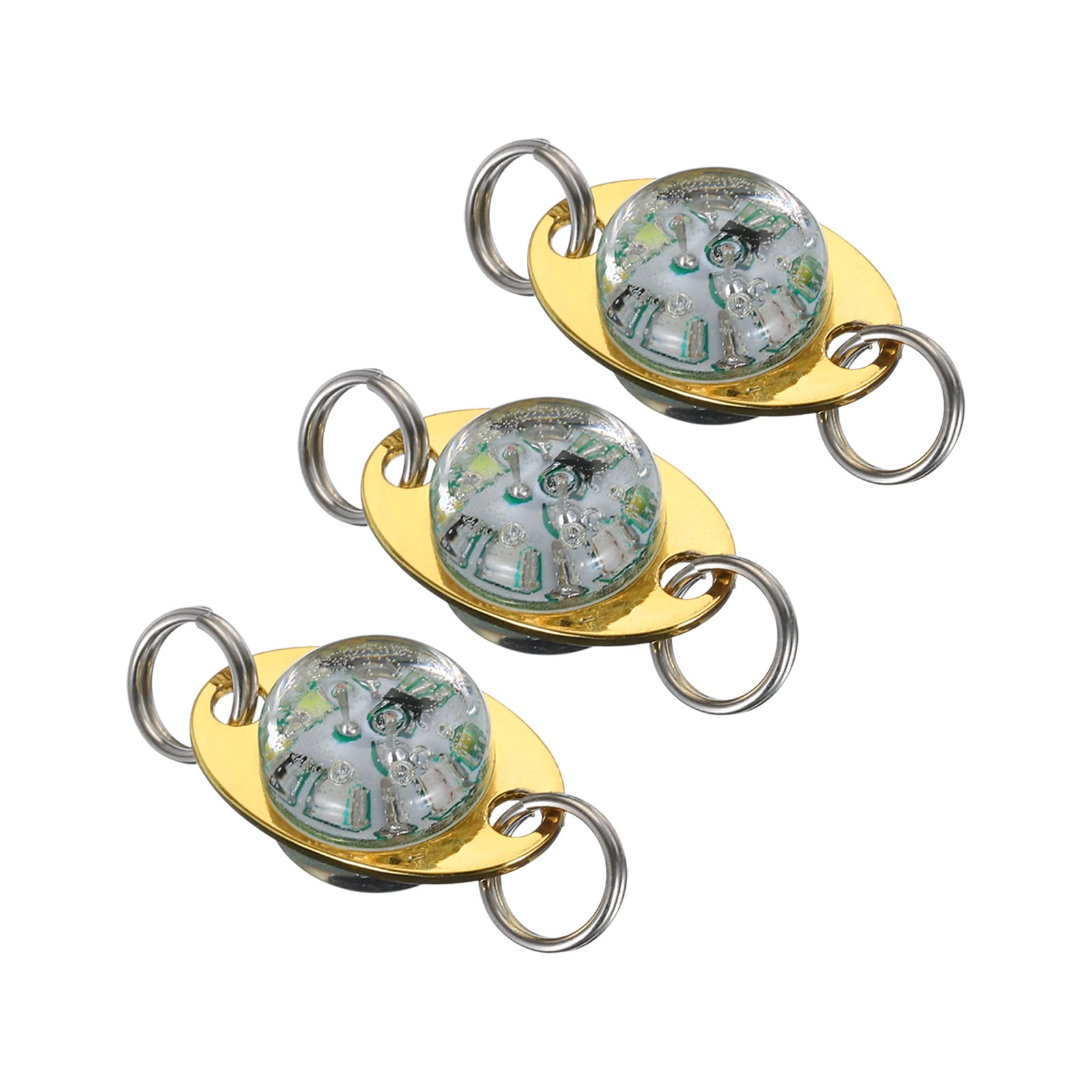 Uxcell LED Fishing Lure Light, Waterproof Eye Shape LED Lighted Bait ...