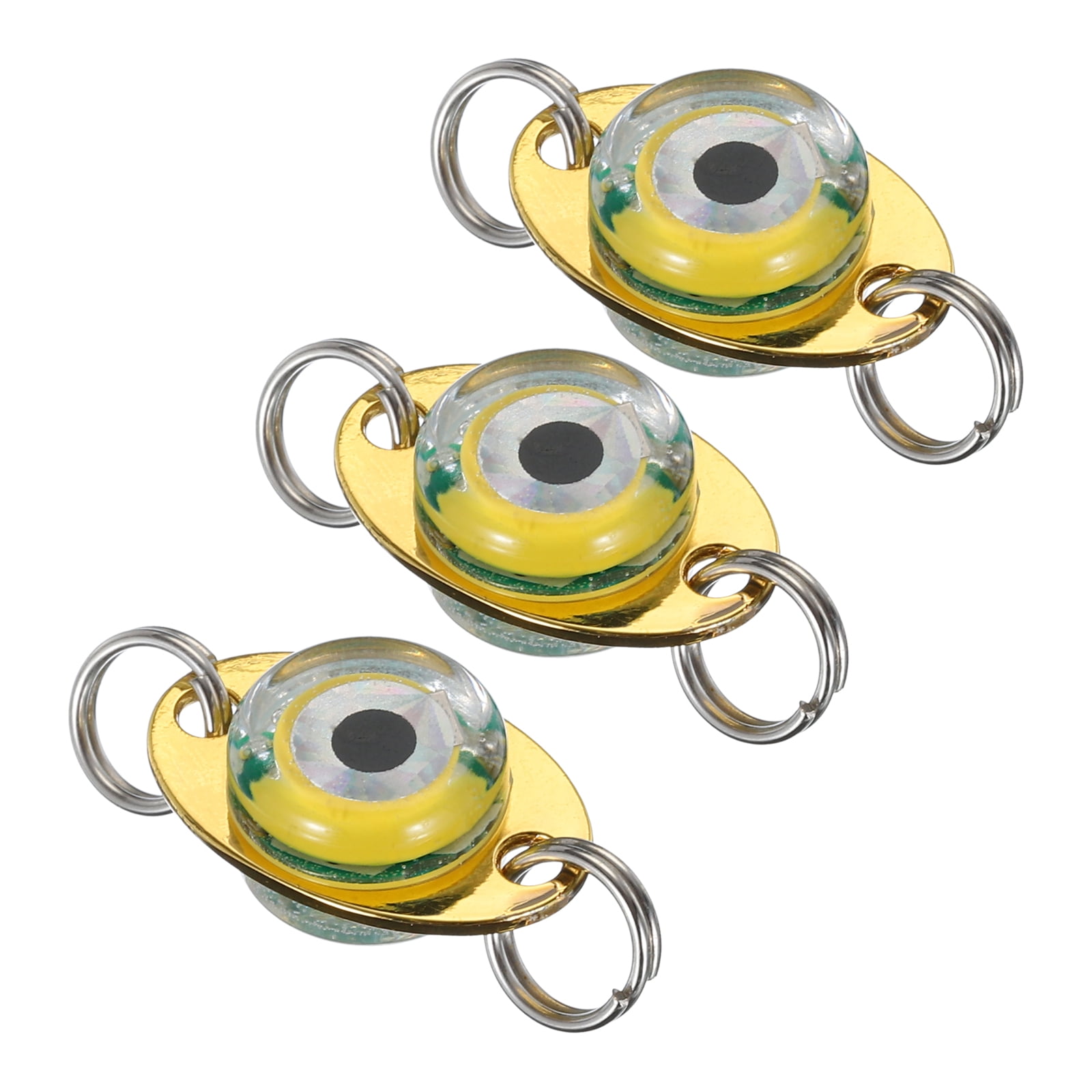 Uxcell LED Fishing Lure Light, Waterproof Eye Shape LED Lighted Bait ...