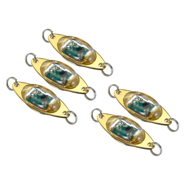 Uxcell LED Fishing Lure Light, Waterproof Eye Shape LED Lighted Bait ...