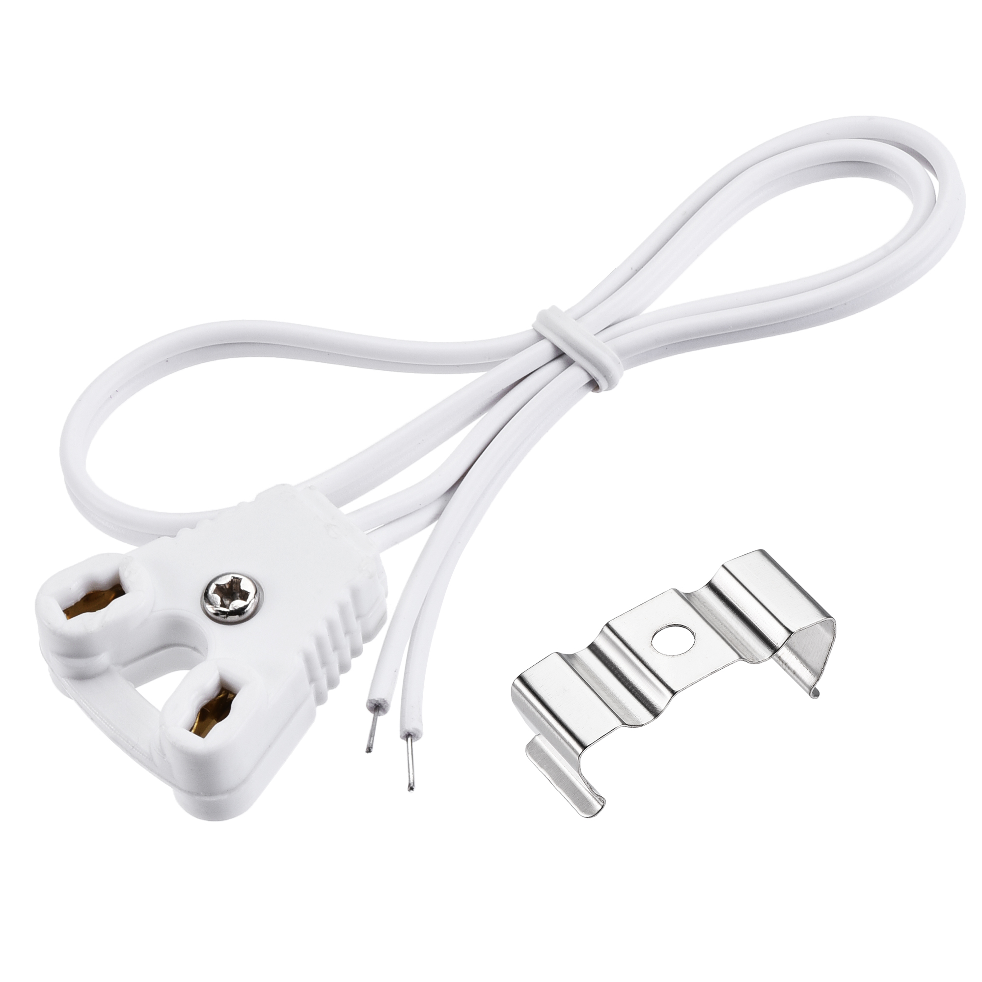 Uxcell LED Fluorescent Tube Holder 30cm T8 Lamp Connecting Wire T8 ...