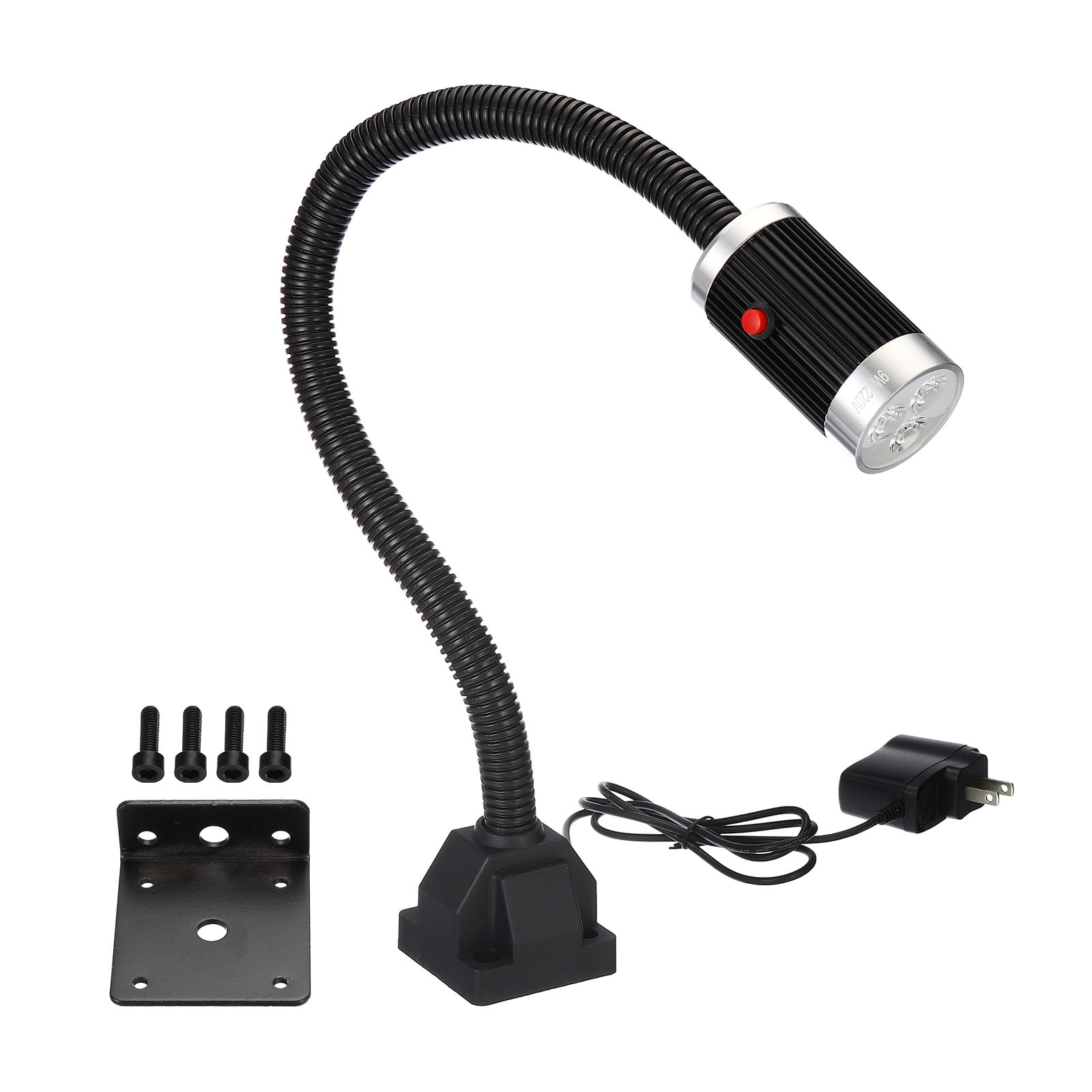 Uxcell LED Machine Work Light Flexible Geeseneck Light 900 Lumen 9W ...