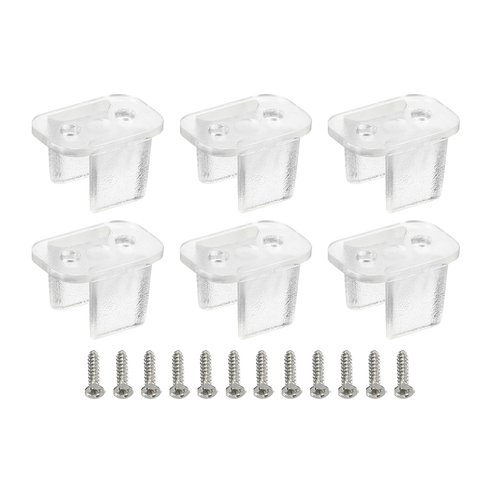 Uxcell LED Mounting Clips Fixing Clamps Holder Fit 6mm to 7mm Silicone ...