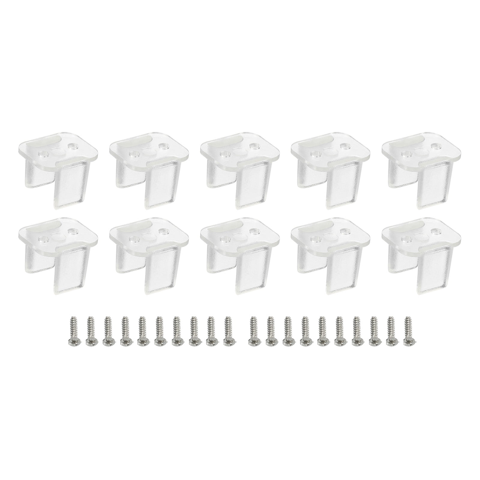 Uxcell LED Mounting Clips Fixing Clamps Holder Fit 8mm Silicone ...