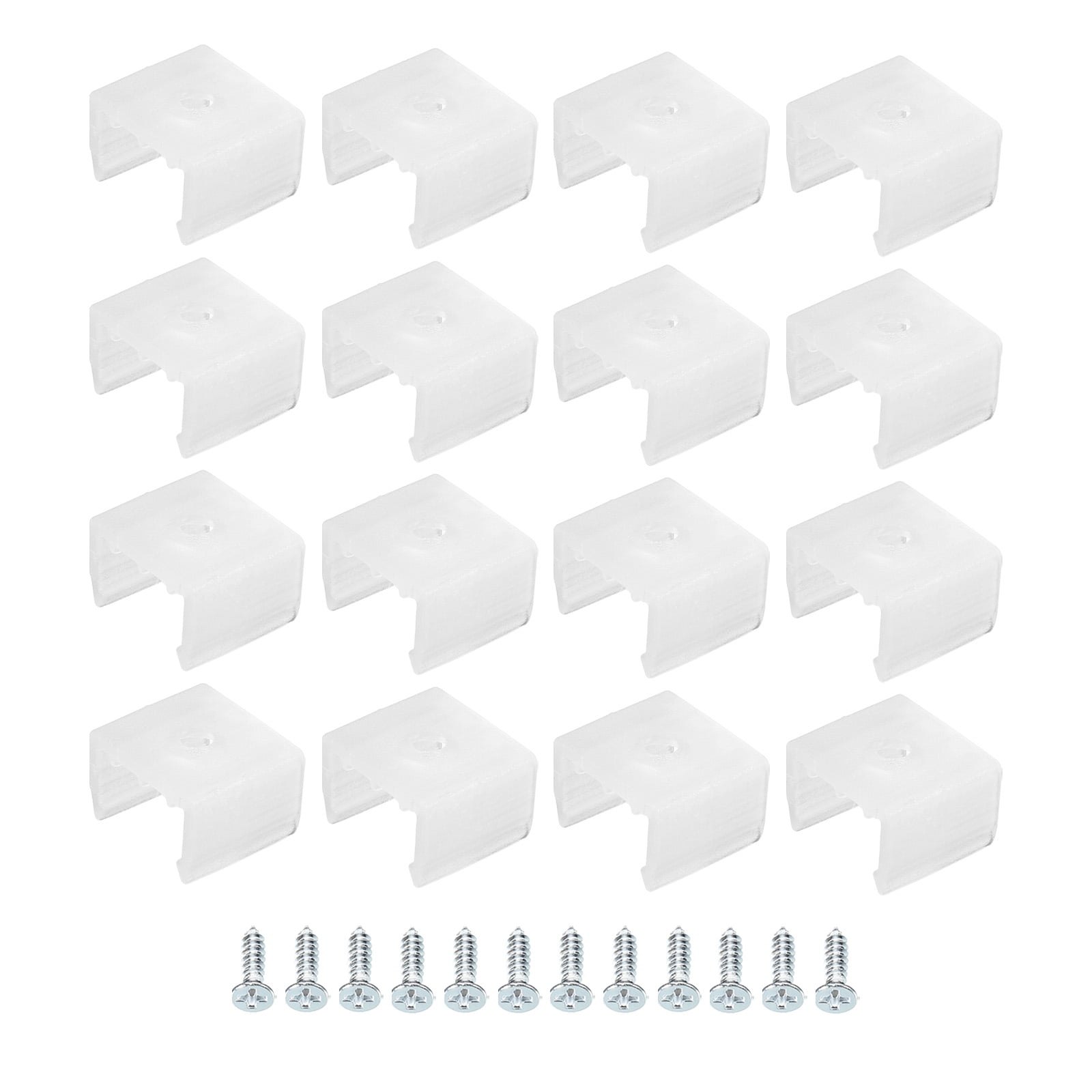 Uxcell LED Mounting Clips Holder Mounting Bracket Fit 12mm to 14mm ...