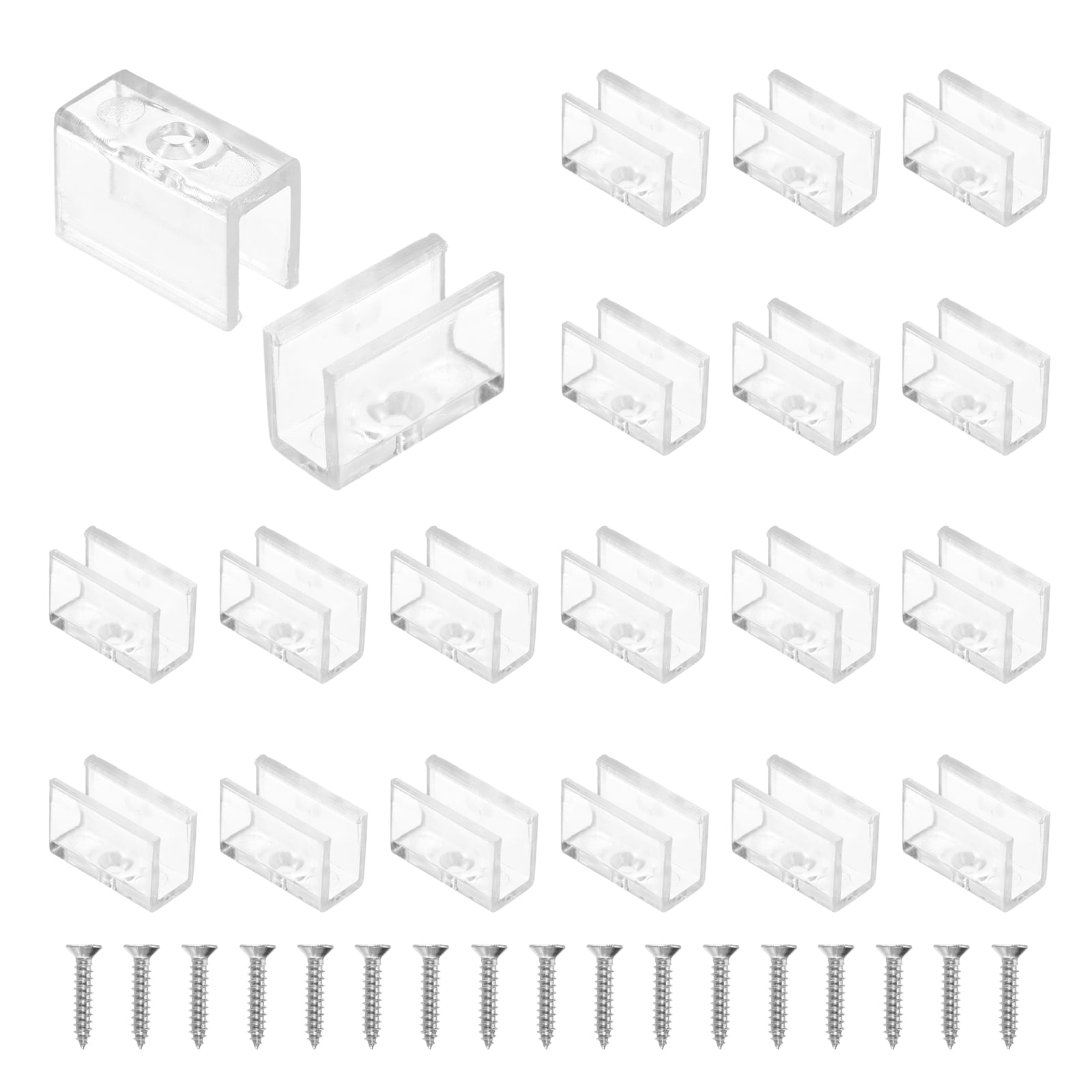 Uxcell LED Neon Mounting Clips Holder, Fixing Clamps for 5.9mm-6.4mm ...