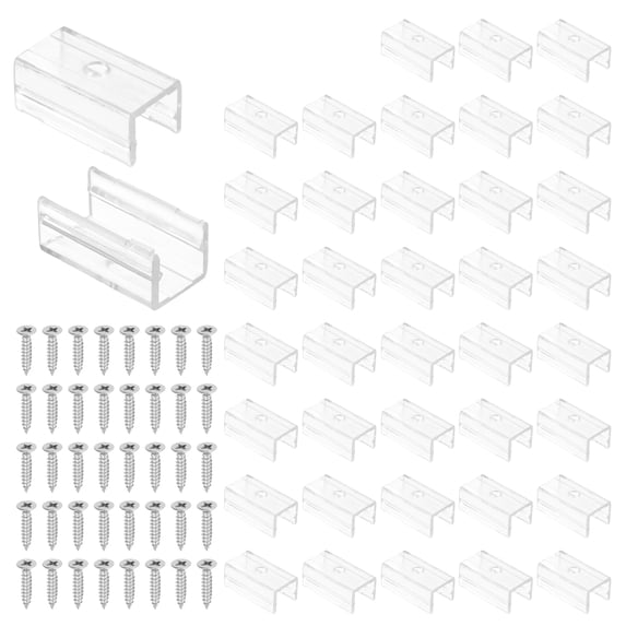 Uxcell LED Neon Mounting Clips Holder, Fixing Clamps for 9.5mm-10.3mm ...