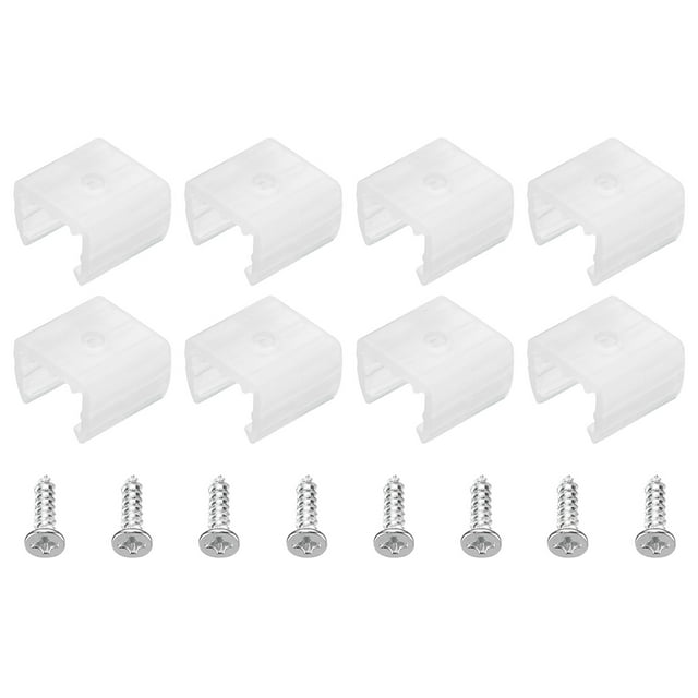 Uxcell LED Neon Mounting Clips Holder Mounting Bracket Fit 10mm to 12mm ...