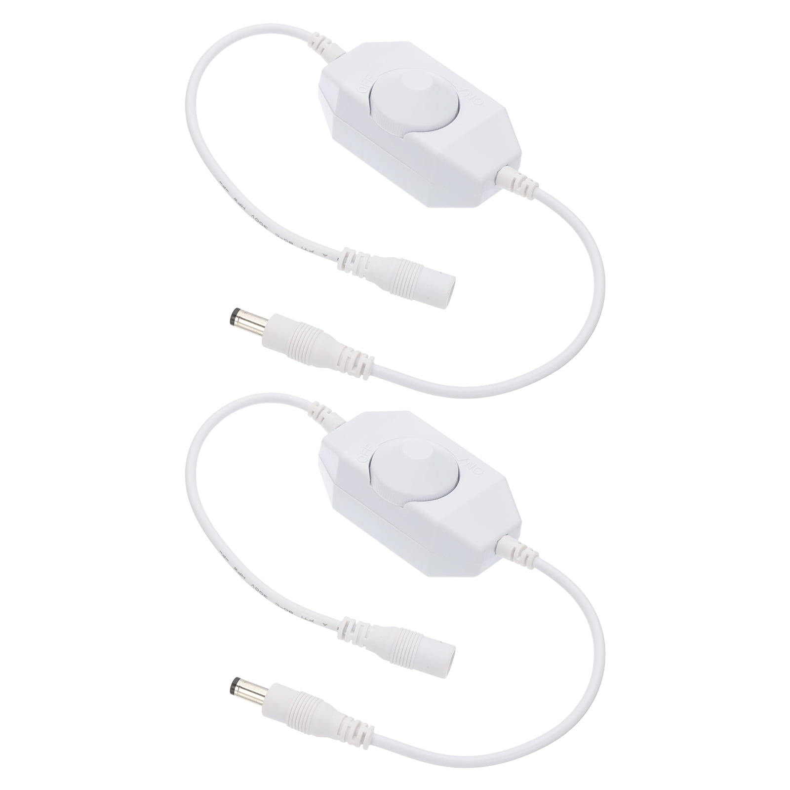 Uxcell LED Strip Dimmer Switch, PWM Rotary DC Inline Cable Brightness ...