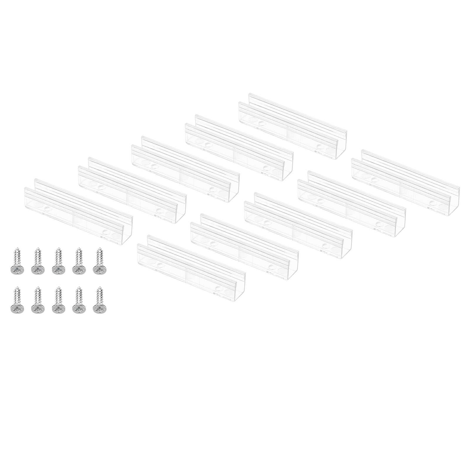 Uxcell LED Strip Light Clips, 10 Pack Mounting Bracket Fixing Clip ...