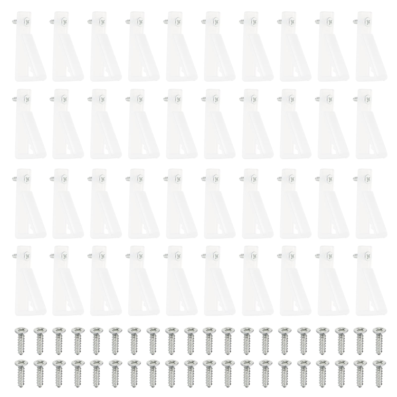 Uxcell LED Strip Light Clips, 100 Pack Light Hooks Fixing Clips Clamp ...