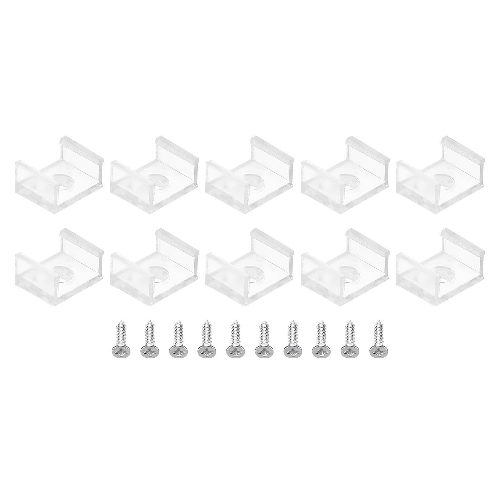 Uxcell LED Strip Light Clips, 30 Pack Mounting Bracket Fixing Clip ...