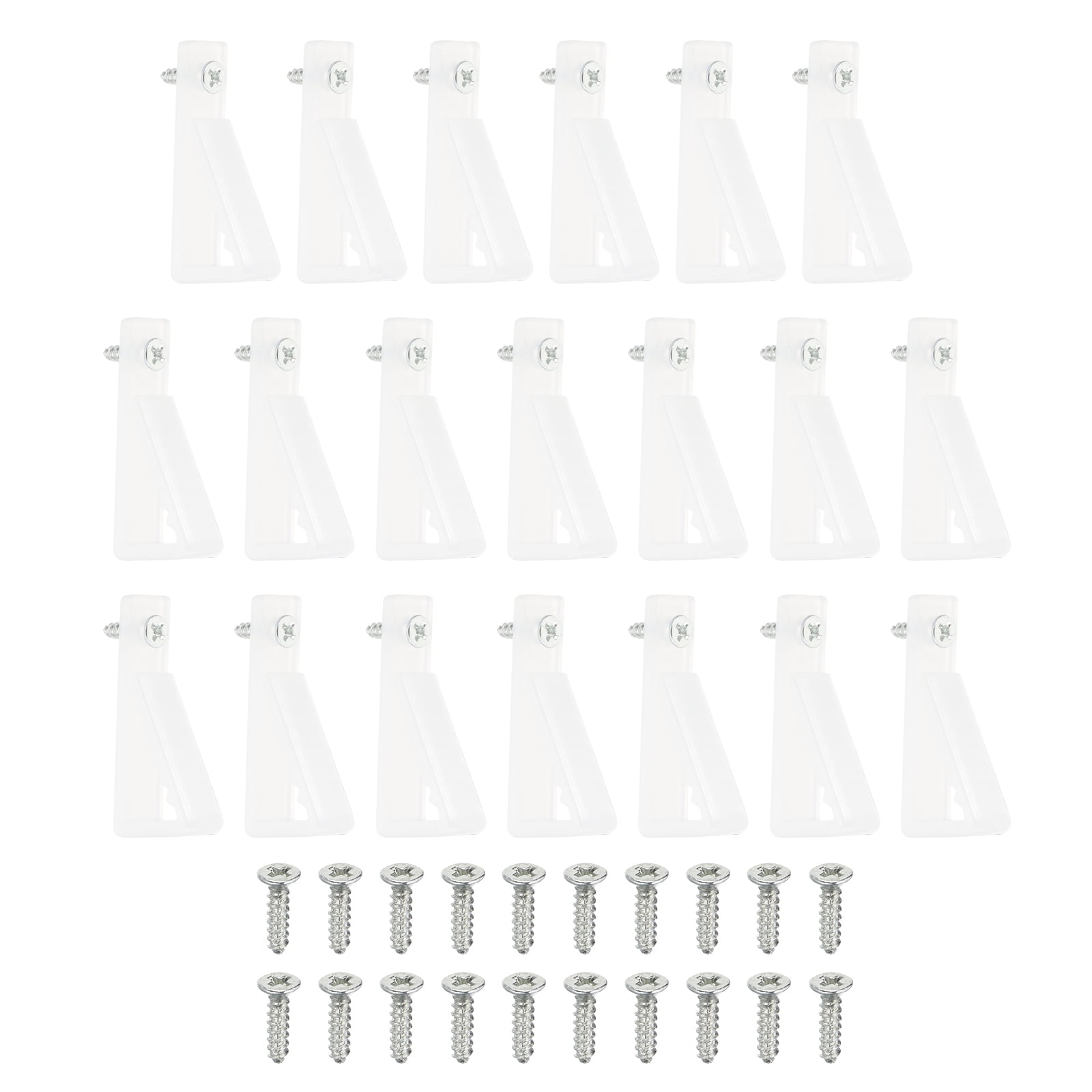 Uxcell LED Strip Light Clips, 40 Pack Light Hooks Fixing Clips Clamp ...